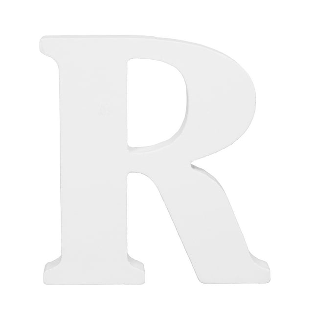 Cousin DIY 3" White Wood Letter R - Walmart.com