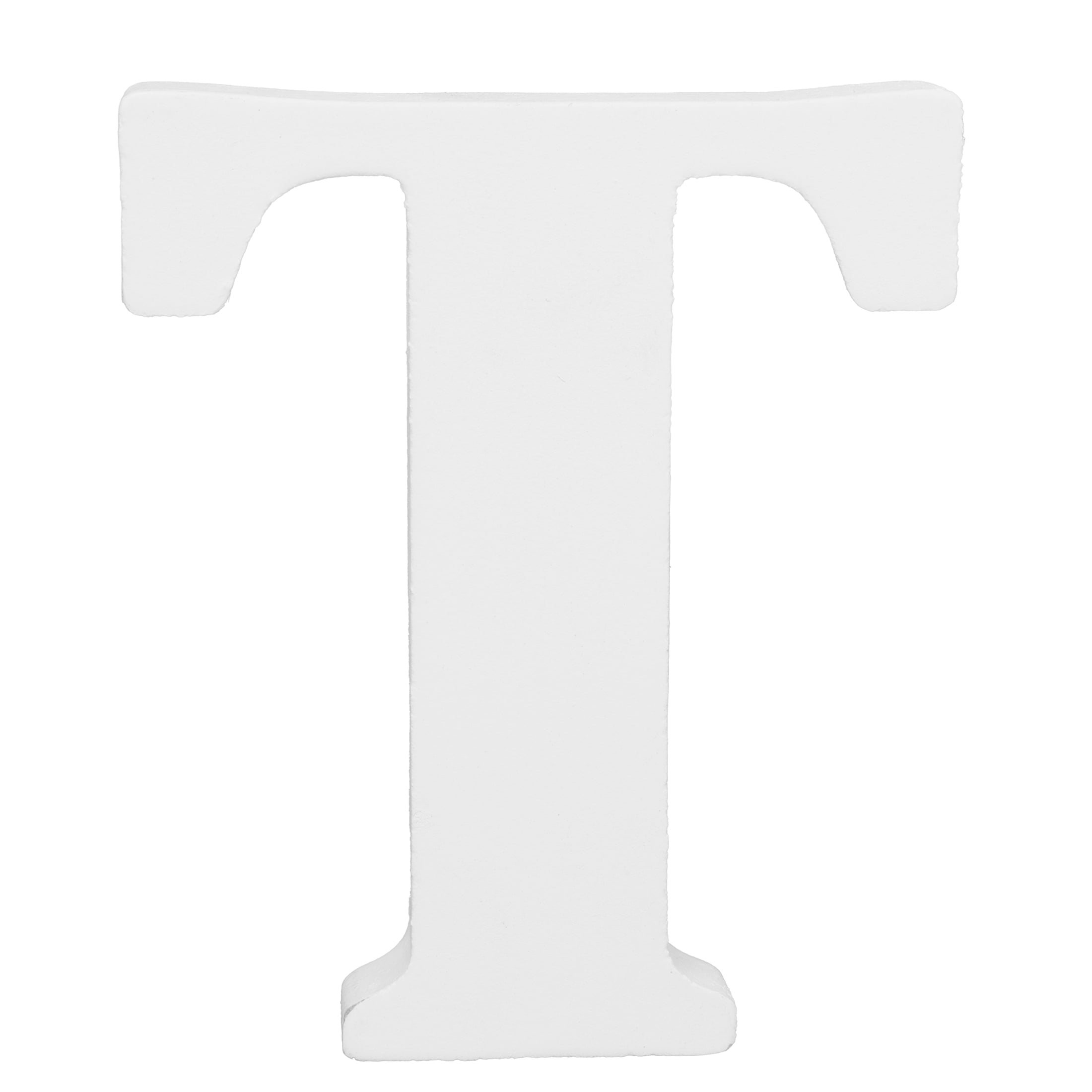 Cousin DIY 3" White Wood Letter T - Walmart.com