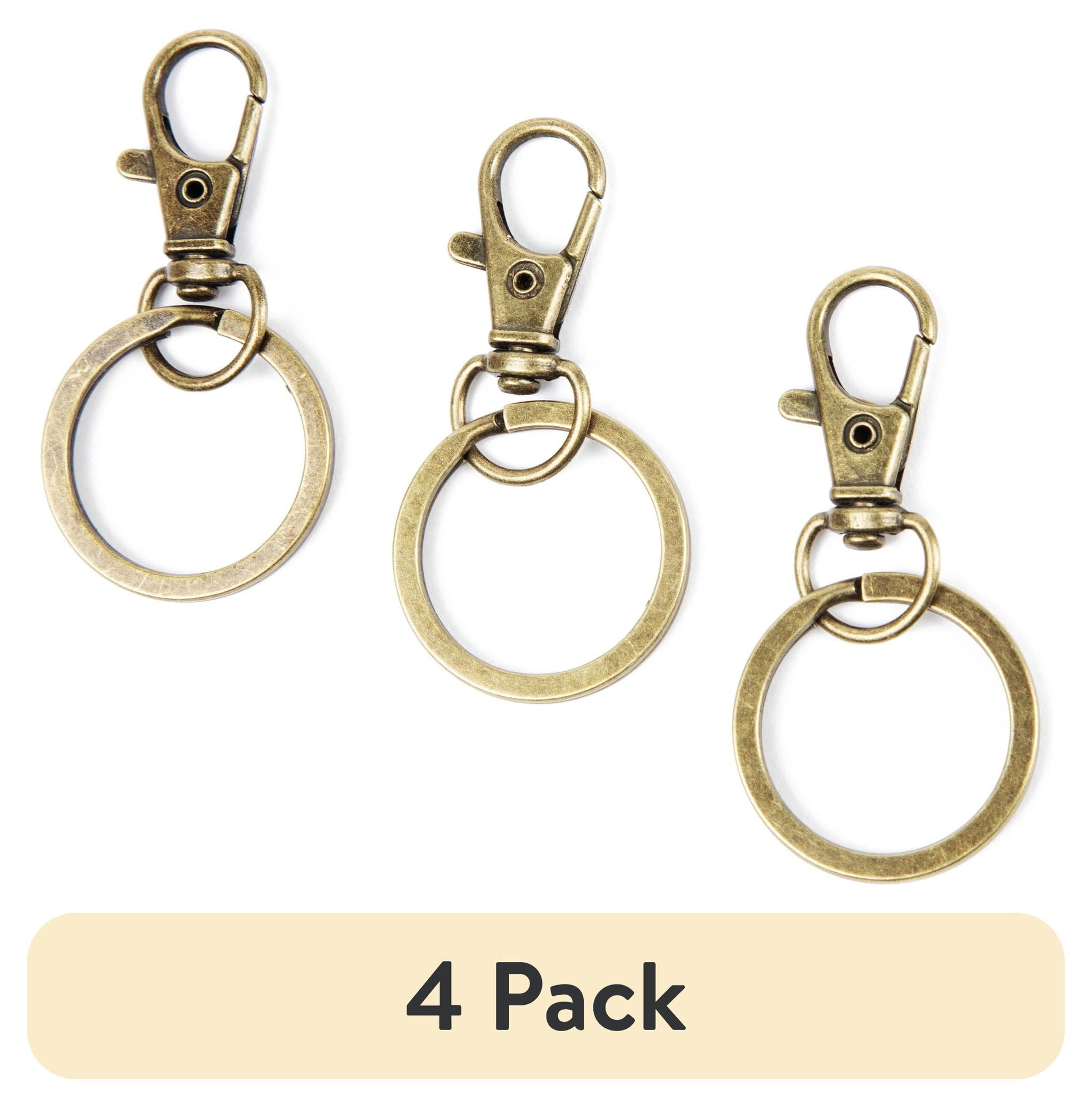 (4 pack) Cousin DIY Antique Brass Large Metal Lobster Clasps with Key ...