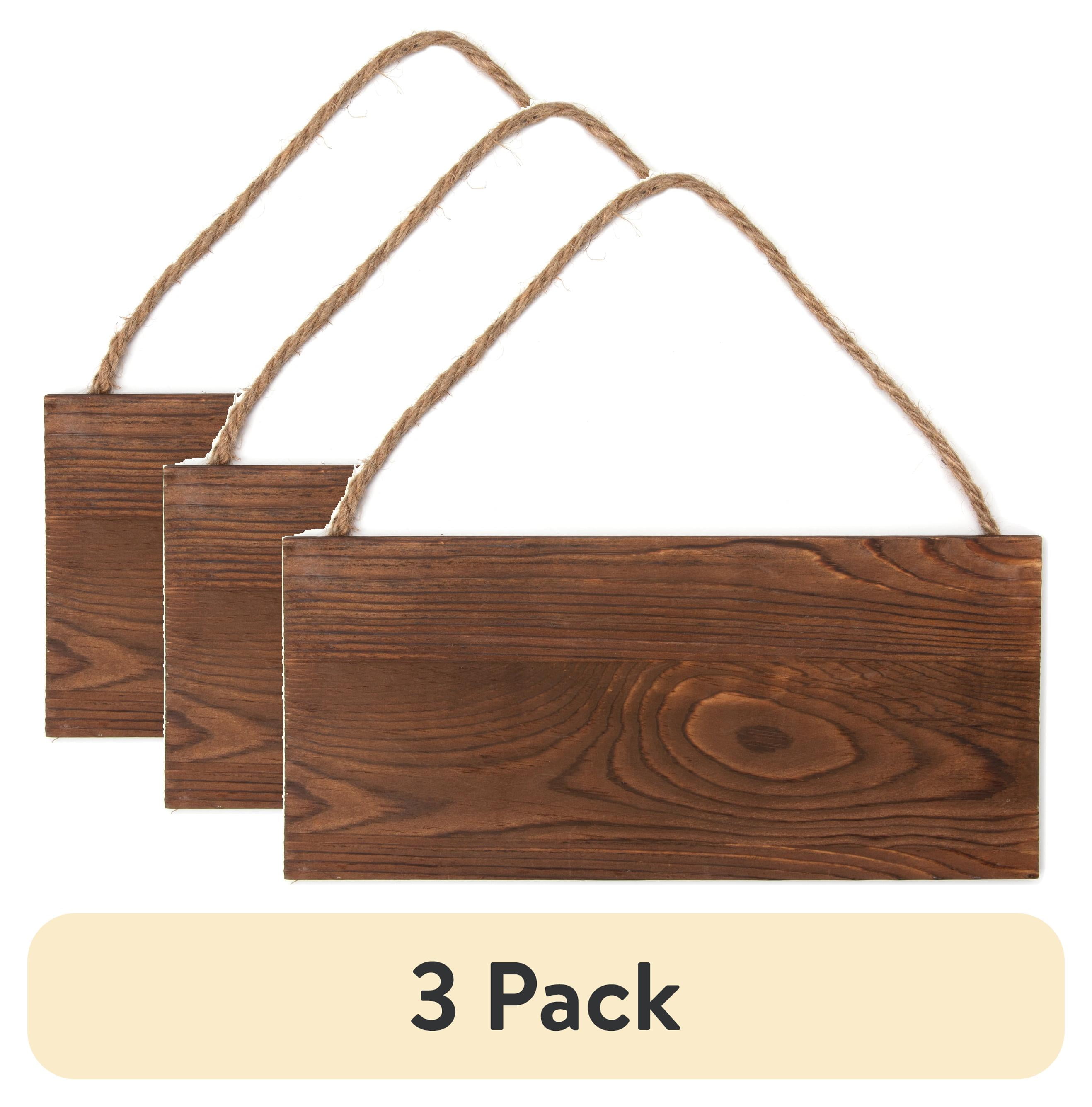 (3 pack) Cousin DIY Barn Wood Plank Sign with Twine Hanging Cord ...