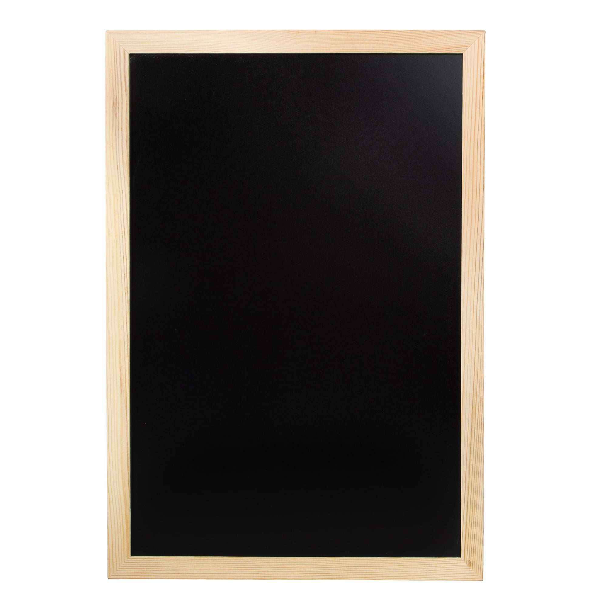 CousinDIY 19 x 13 inch Black Chalkboard with Natural Unfinished Wood ...