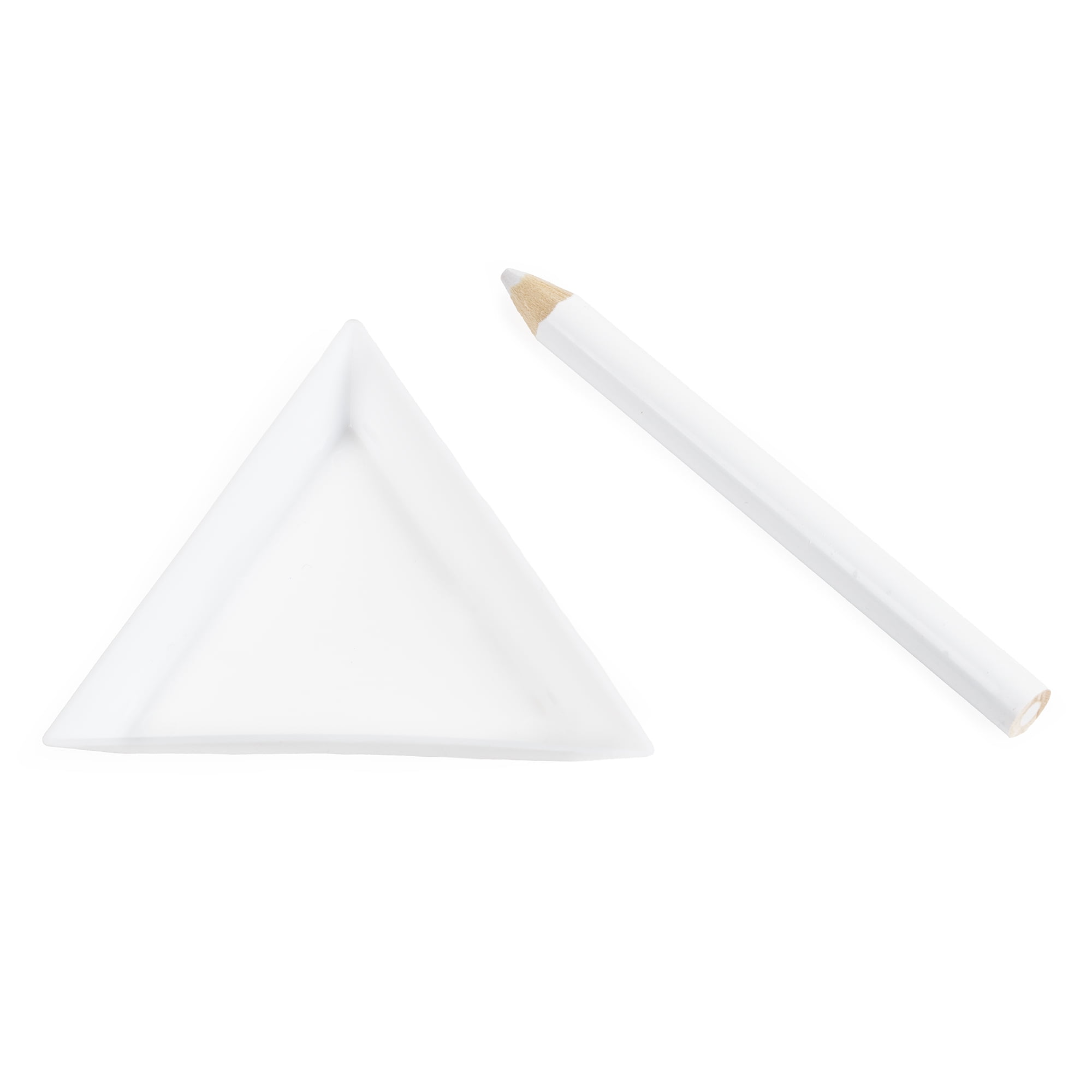 Cousin DIY Flatback Crystal Tool Kit, Plastic White Triangle Tray and ...