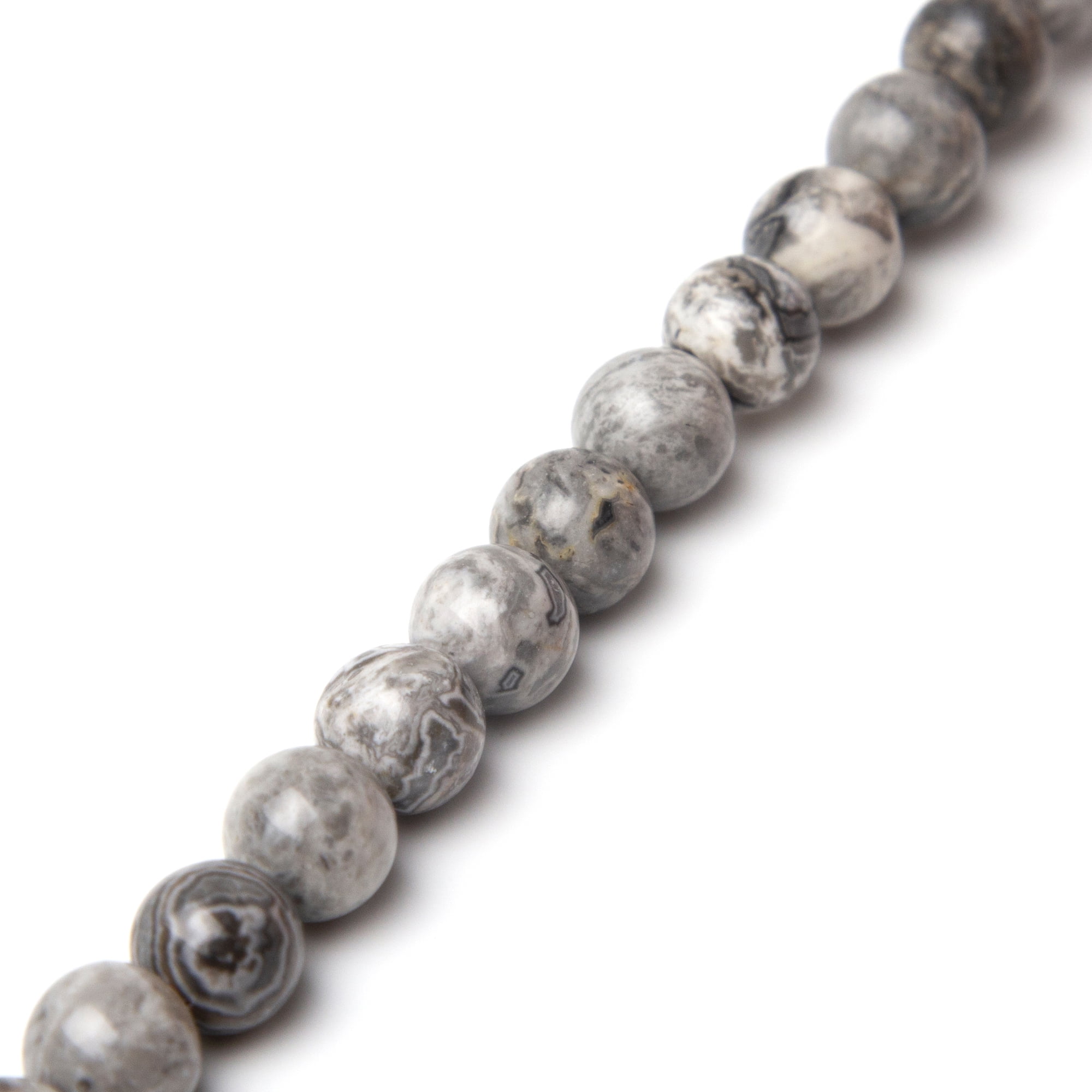 Cousin DIY Grey Stone Bead Strand, Unisex, for Adults, Model# 65027102 ...