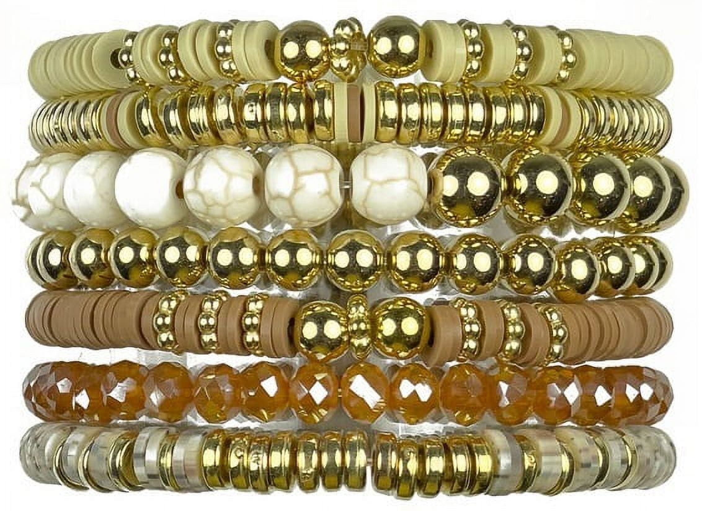 Cousin DIY Neutral Heishi Stack Bracelet Kit, 564 Beads - Walmart.com