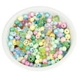 Cousin DIY Pastel Macaroon Acrylic Bead Mix, Smiley Face/Gummy Bear, 135 g - Walmart.com