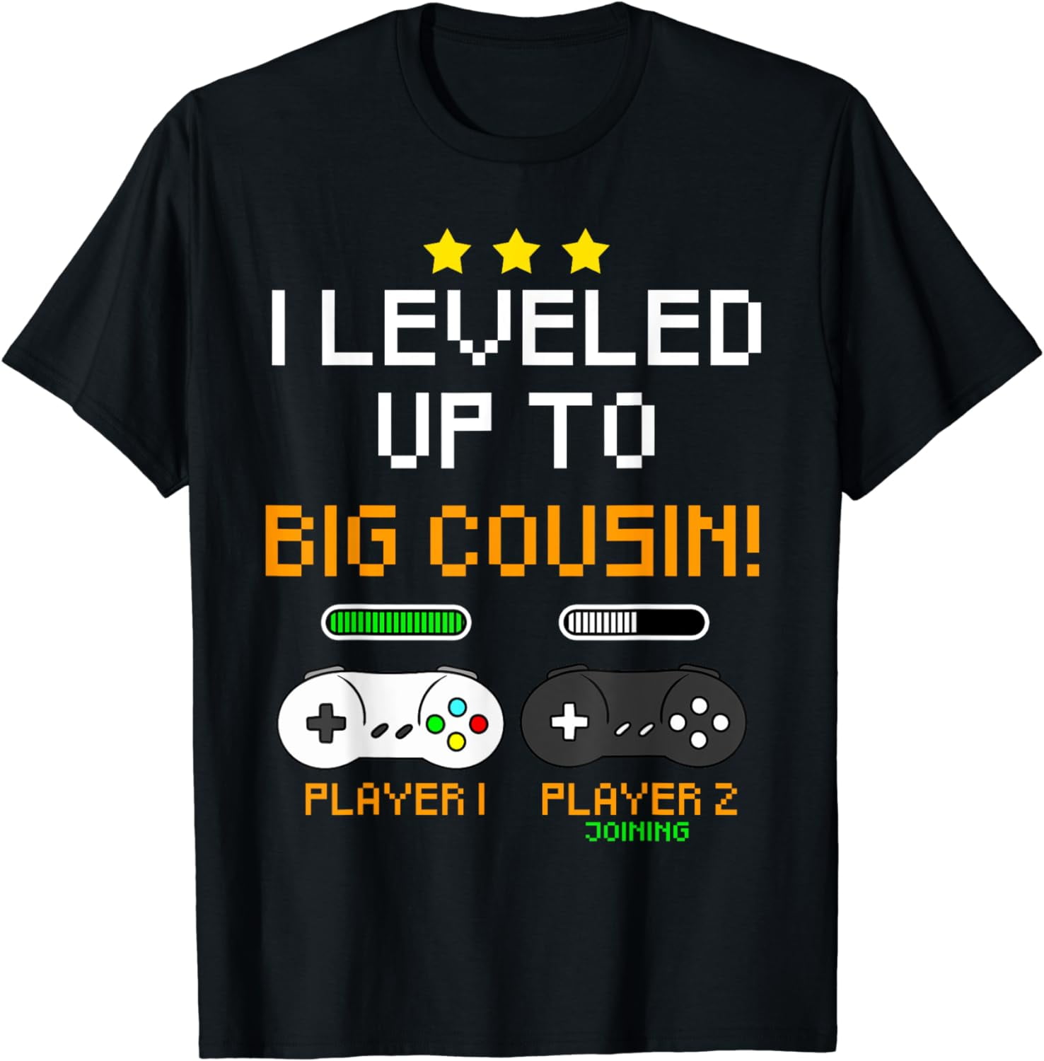 Cousin Gamer Baby Announcement Gender Reveal Gaming T-Shirt - Walmart.com