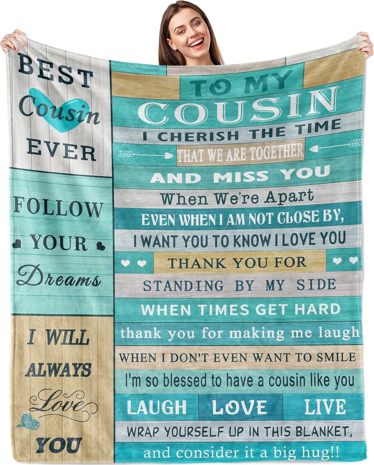 Cousin Gifts for Women,Gifts for Cousins Female,Birthday Gifts for Cousin Female,Best Cousin ...