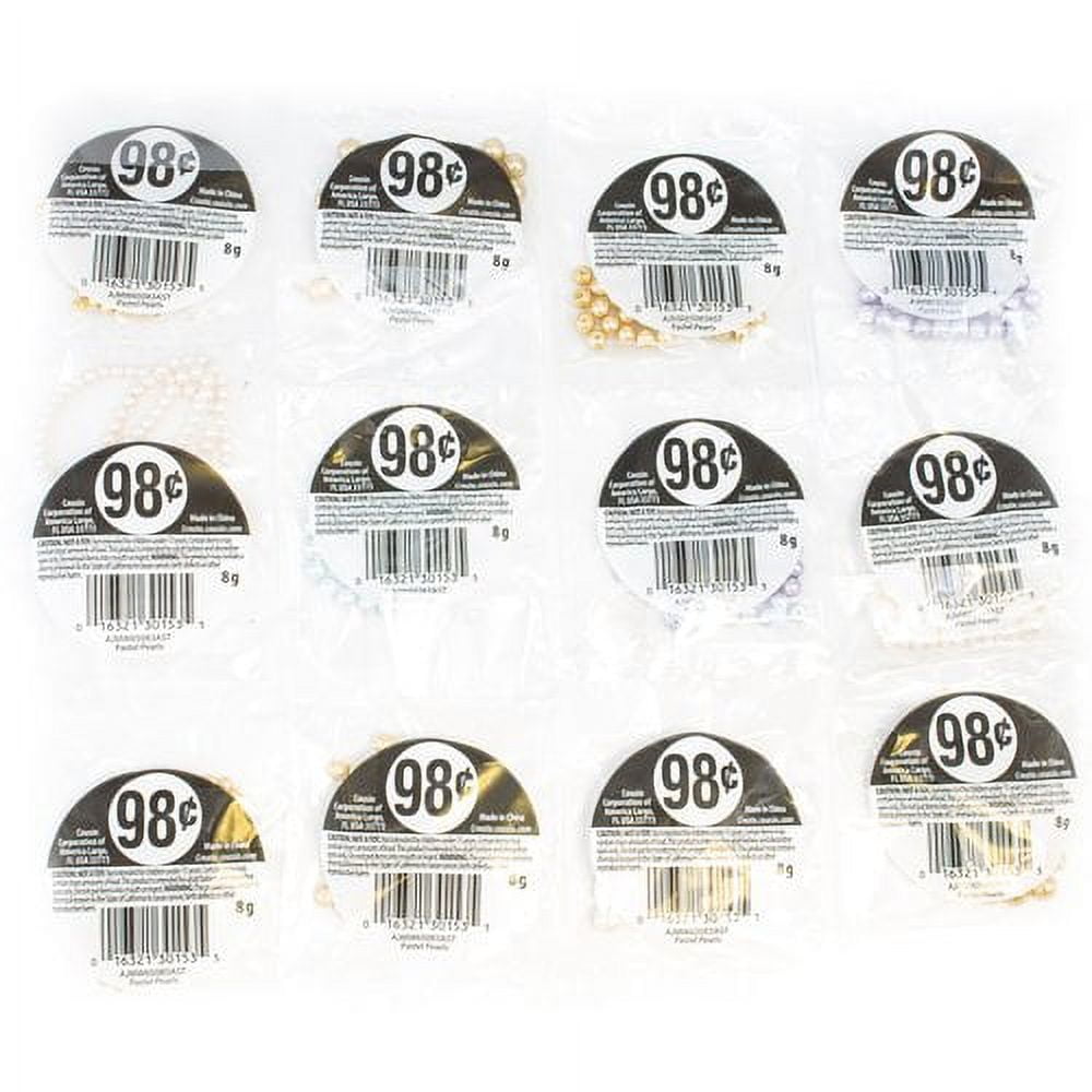 Cousin Glass Pastel Pearl Bead Mix, 1 Each - Walmart.com