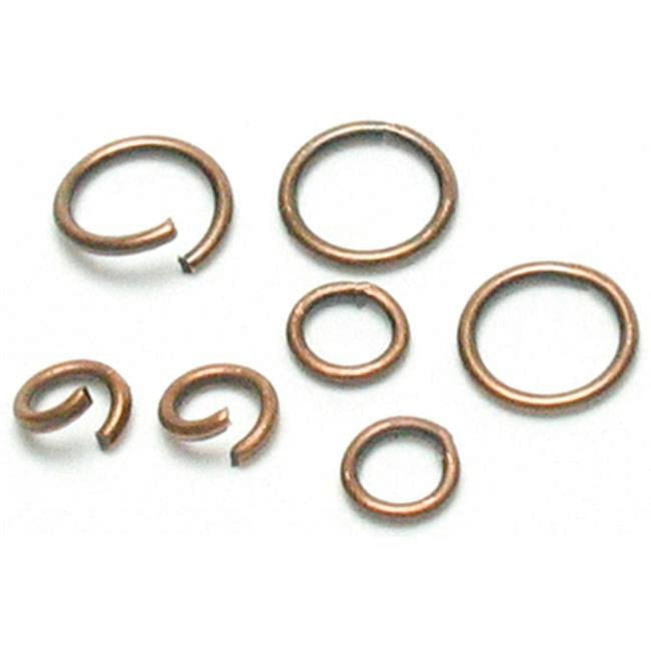Cousin Jewelry Basics Metal Findings Jump Rings, 4mm to 6mm, 400pk ...