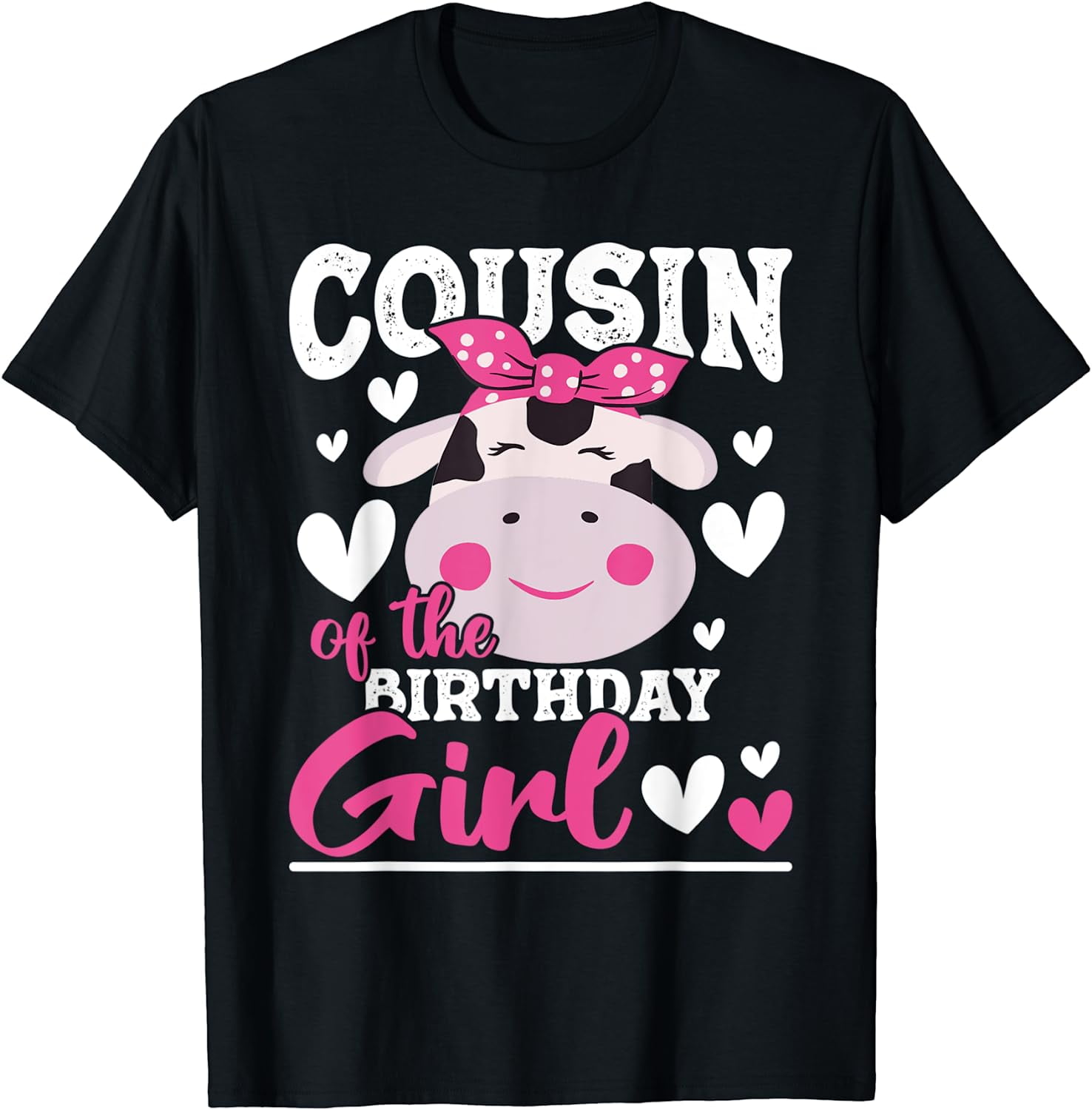 Cousin Of The Birthday Girl - Barnyard Farm Cousins Family T-Shirt ...