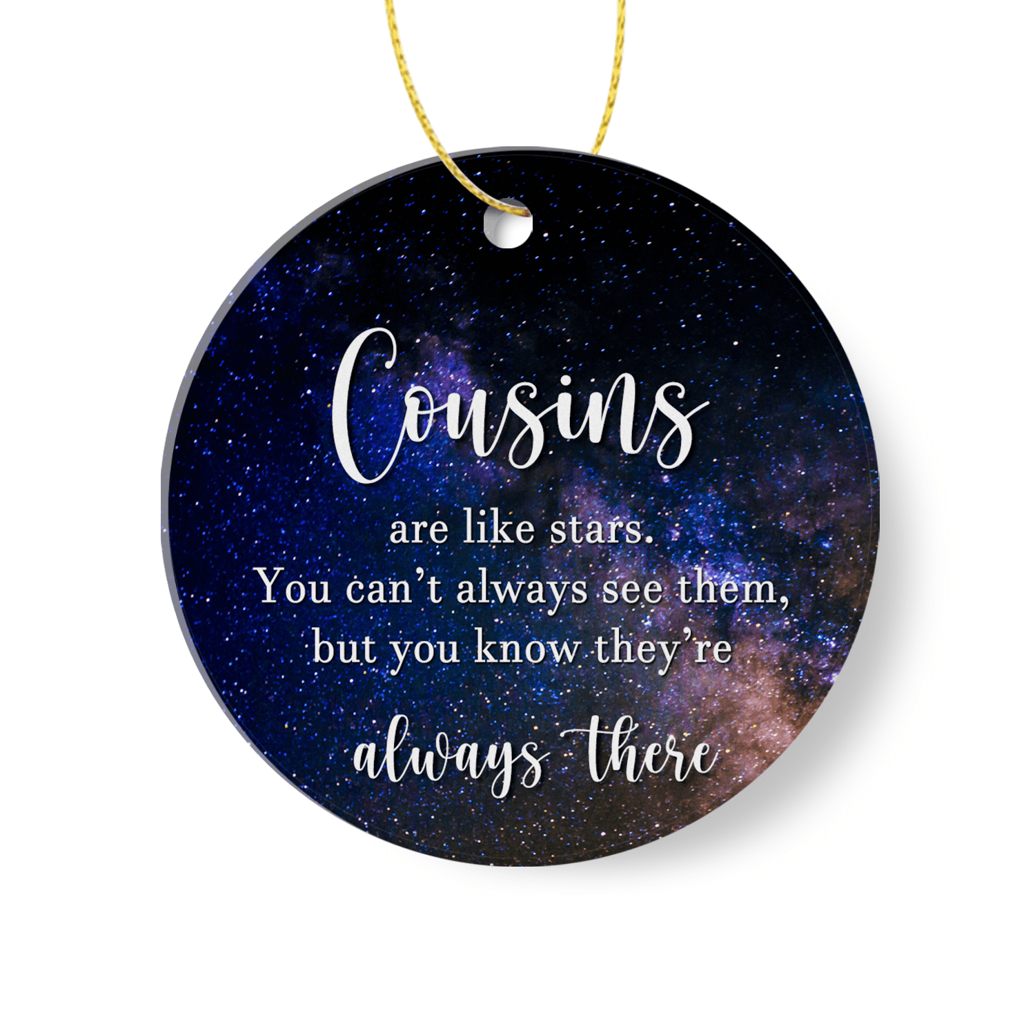 Cousin Ornament Christmas 2024,Cousins are Like Stars Ornament Keepsake ...