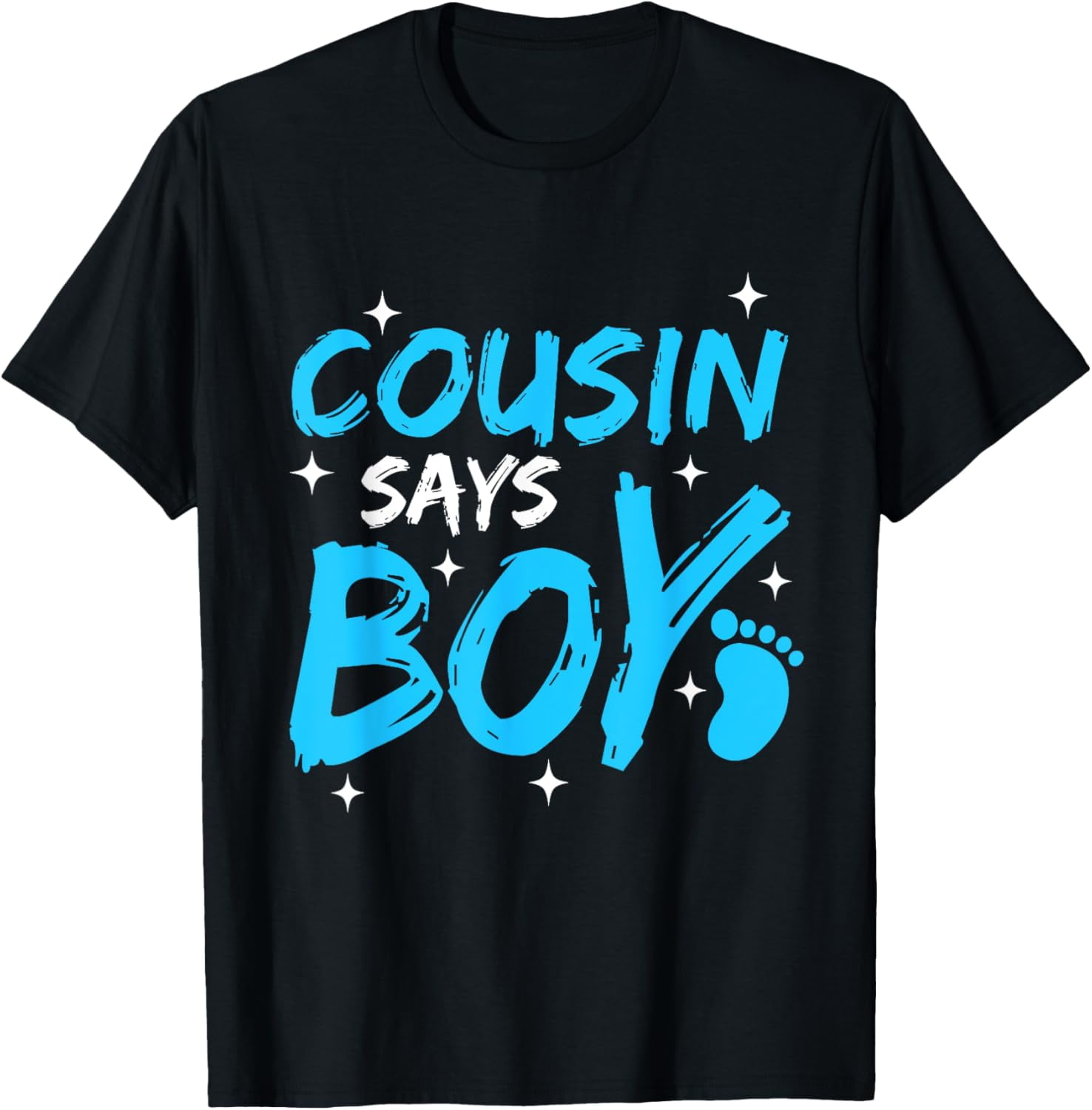 Cousin Says Boy Gender Reveal Team Boy Pregnancy Cousins T-Shirt ...