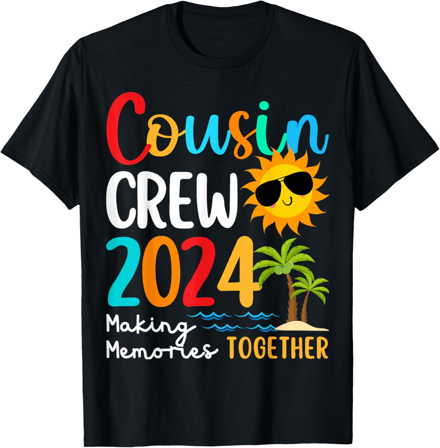 Cousin crew 2024 Summer Vacation Beach Family Trips Matching T-Shirt ...