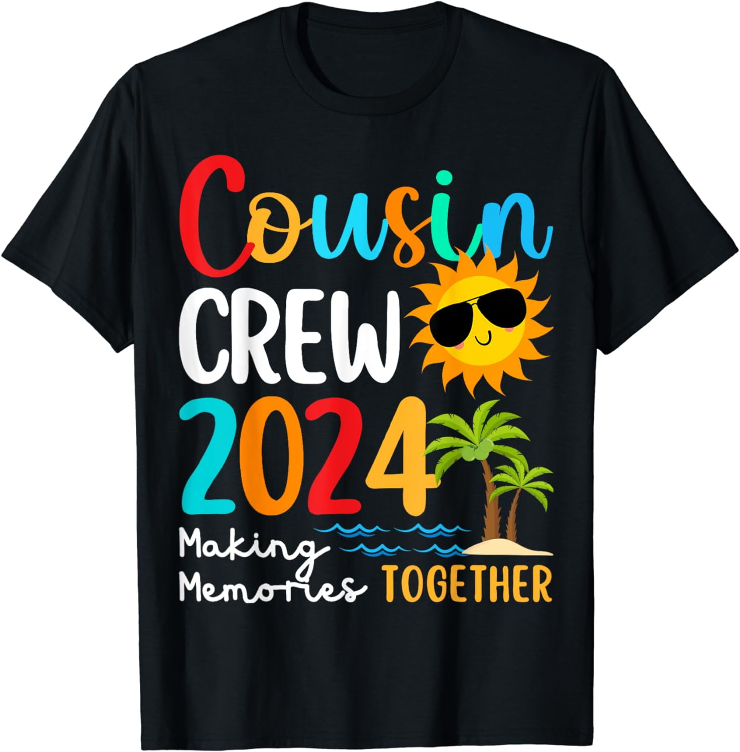 Cousin crew 2024 Summer Vacation Beach Family Trips Matching T-Shirt - Walmart.com