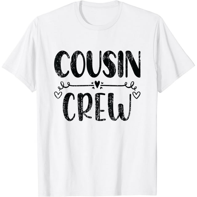 Cousin crew for Kids Boy Girl Children and Team Cousin Crew T-Shirt - Walmart.com