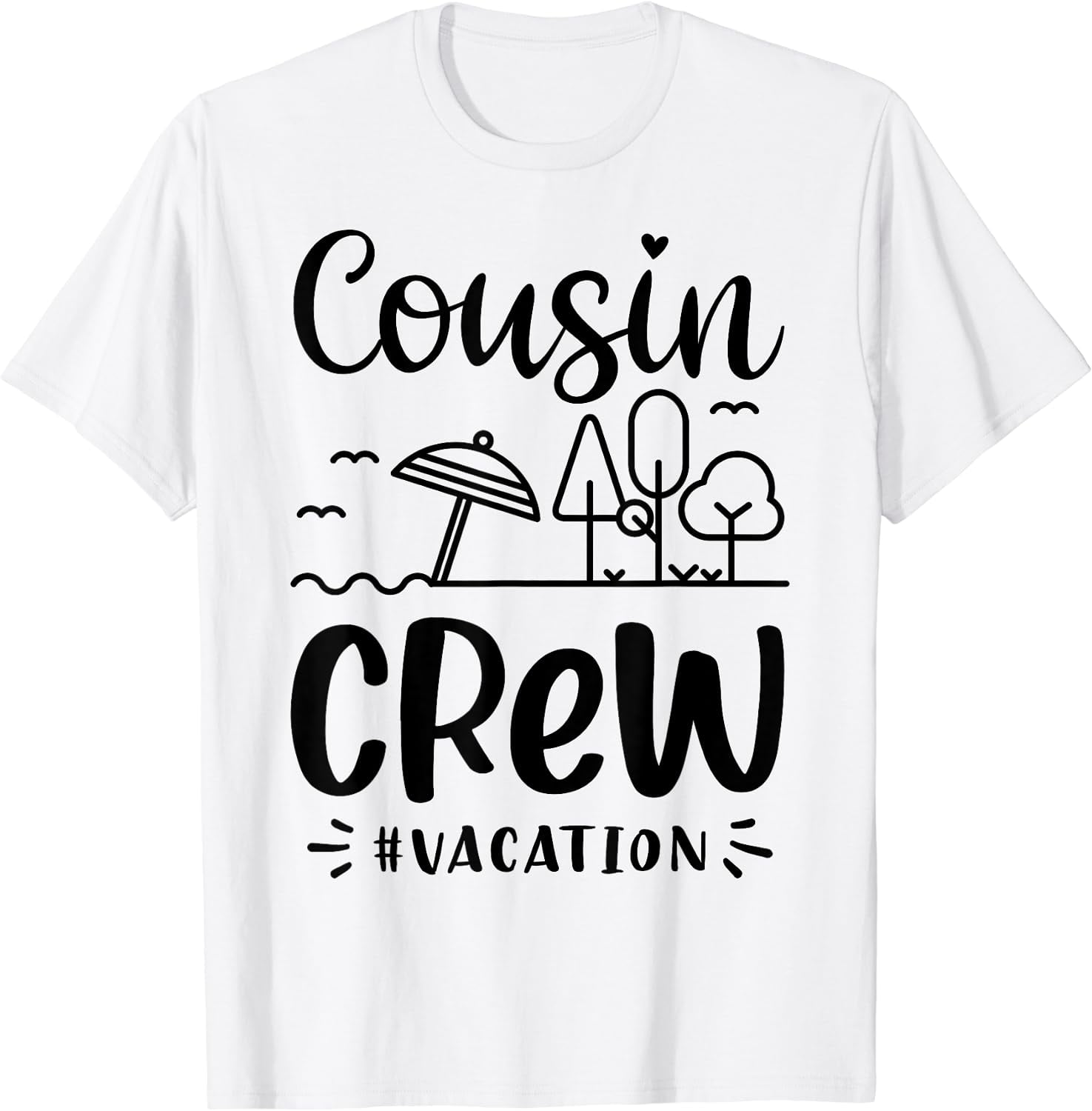 Cousin crew for Kids Boy Girl Vacation and Team Cousin Crew T-Shirt White X-Large - Walmart.com