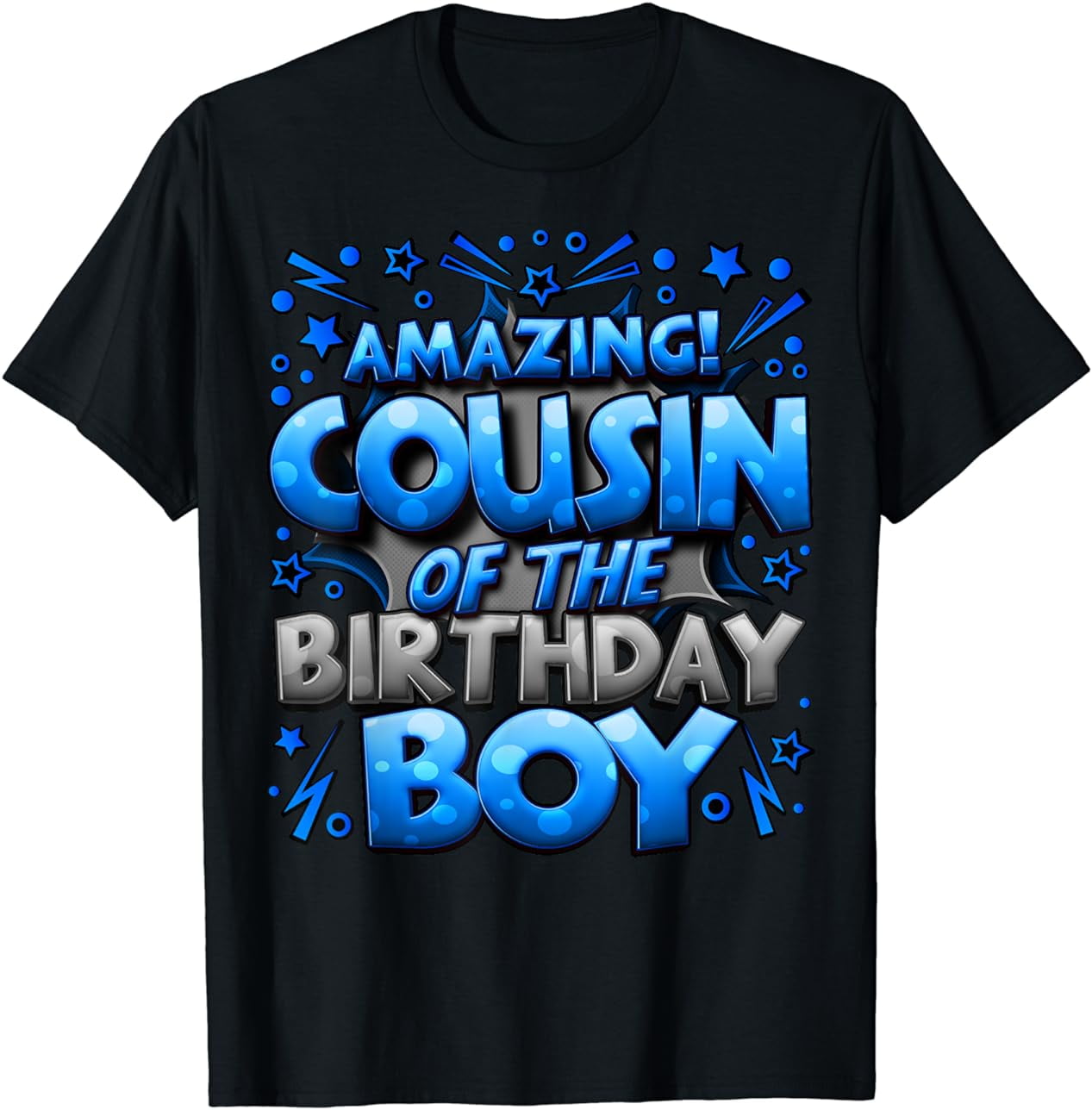 Cousin of the Birthday Boy Matching Family Cousin T-Shirt - Walmart.com
