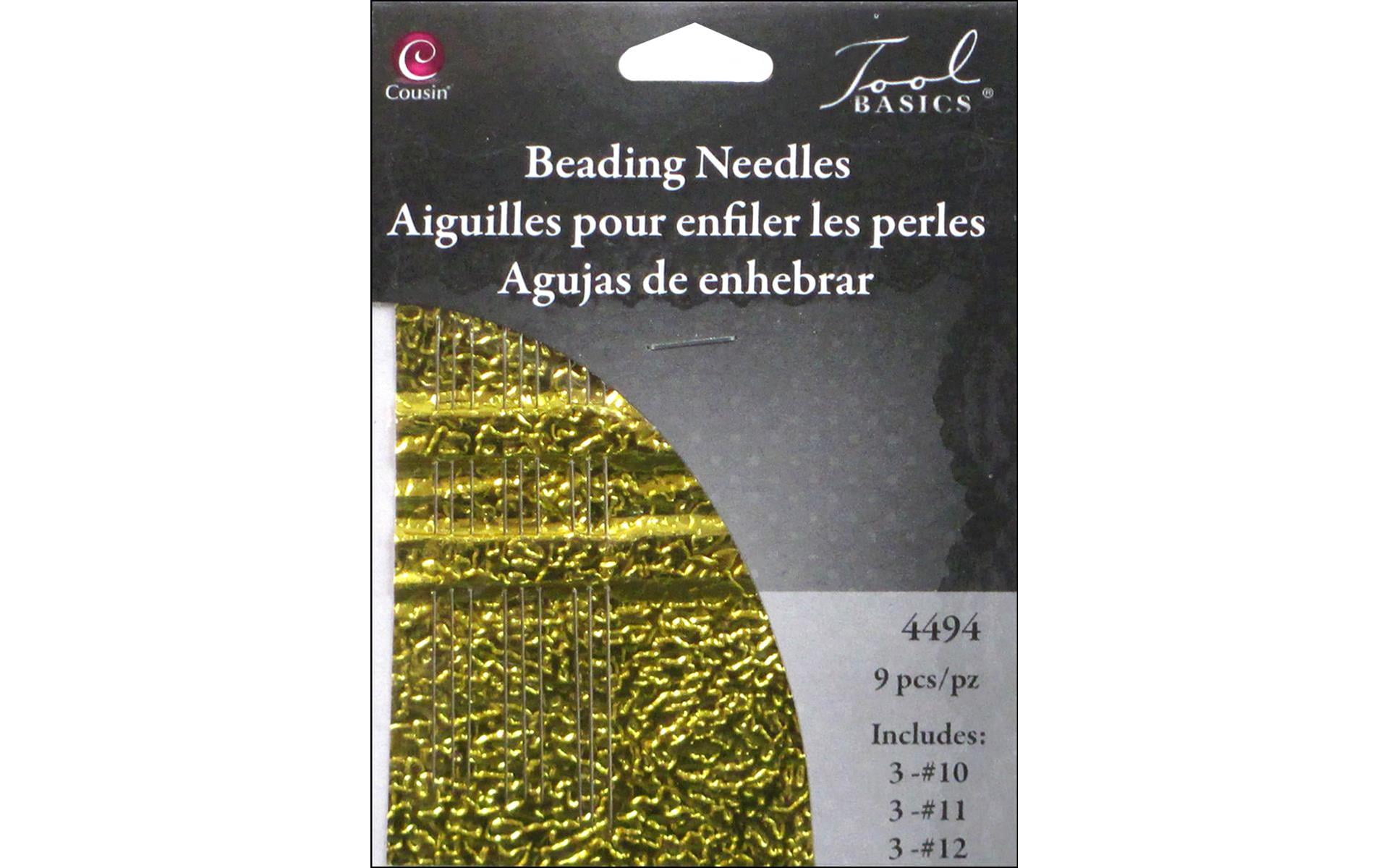 CousinDIY Beading Needles 9/Pkg-3 Each Of Sizes 10, 11 & 12 - Walmart.com