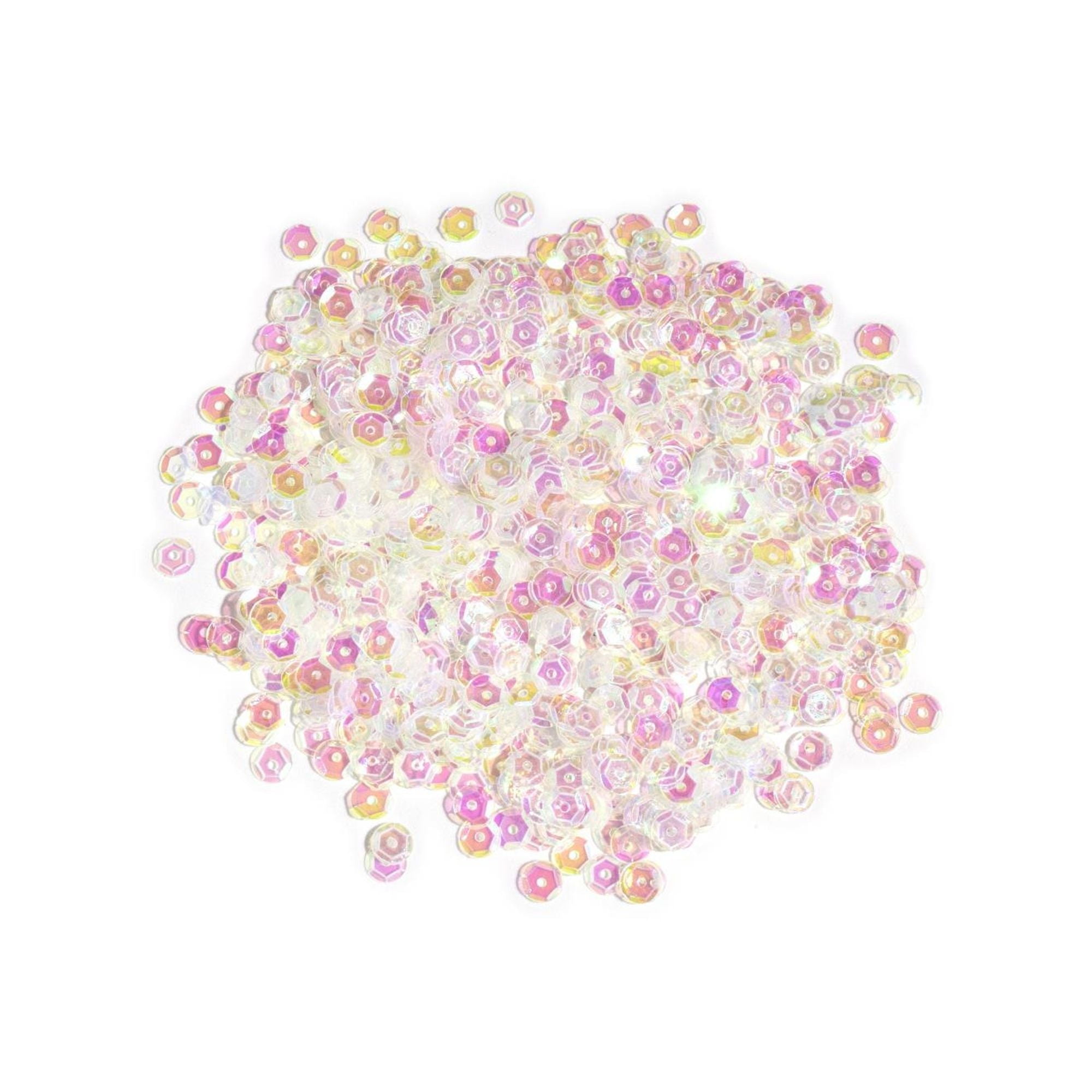CousinDIY Cupped Sequins-Crystal Iridescent, 5mm 800/Pkg - Walmart.com