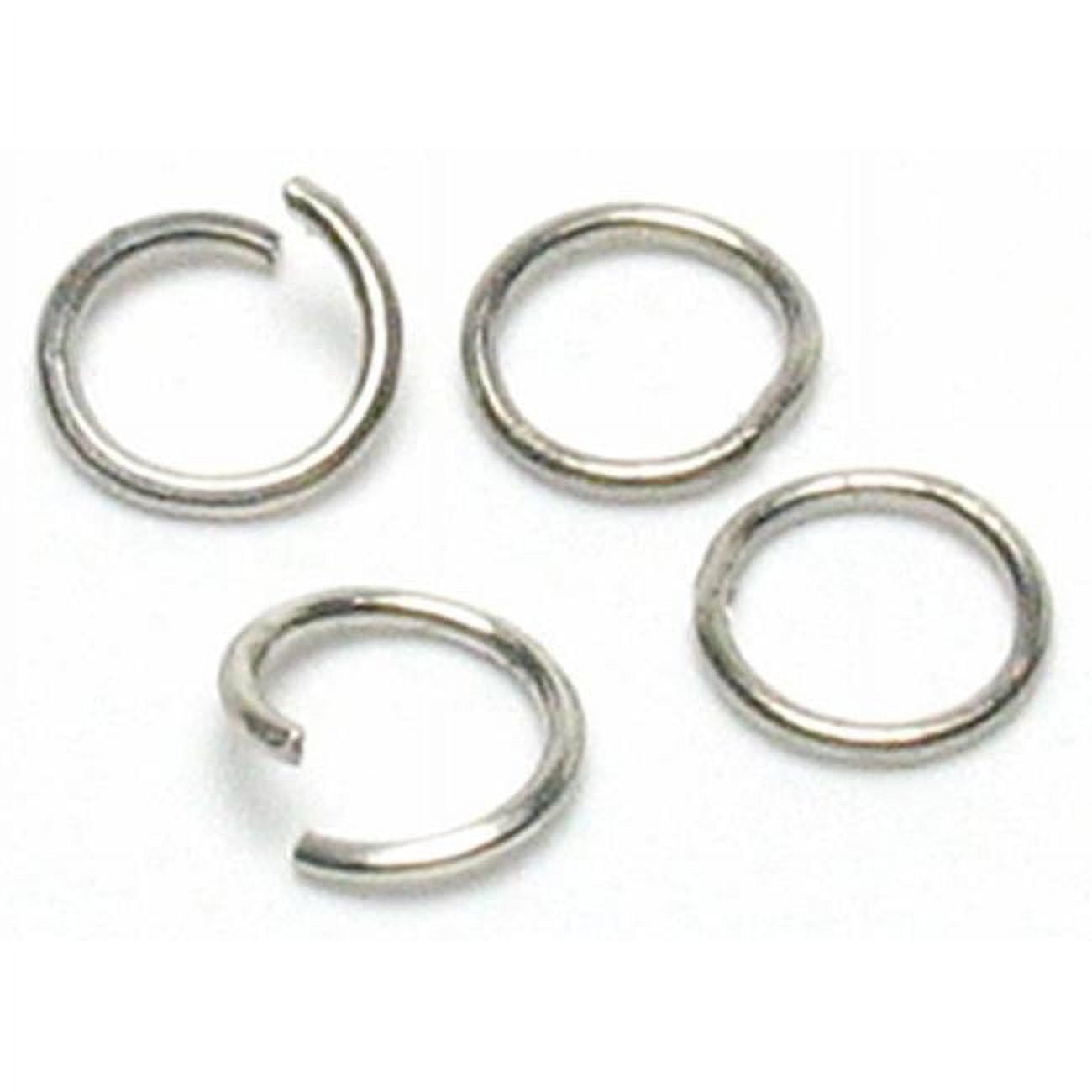 Cousin Jewelry Basics, Silver Jump Rings 6mm, Metal Findings 300 Pieces ...