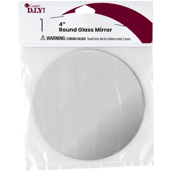 CousinDIY Round Glass Mirror-4" - Walmart.com