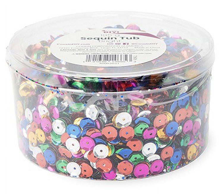 CousinDIY Sequin Tub - Bright Colors, 195g - Walmart.com