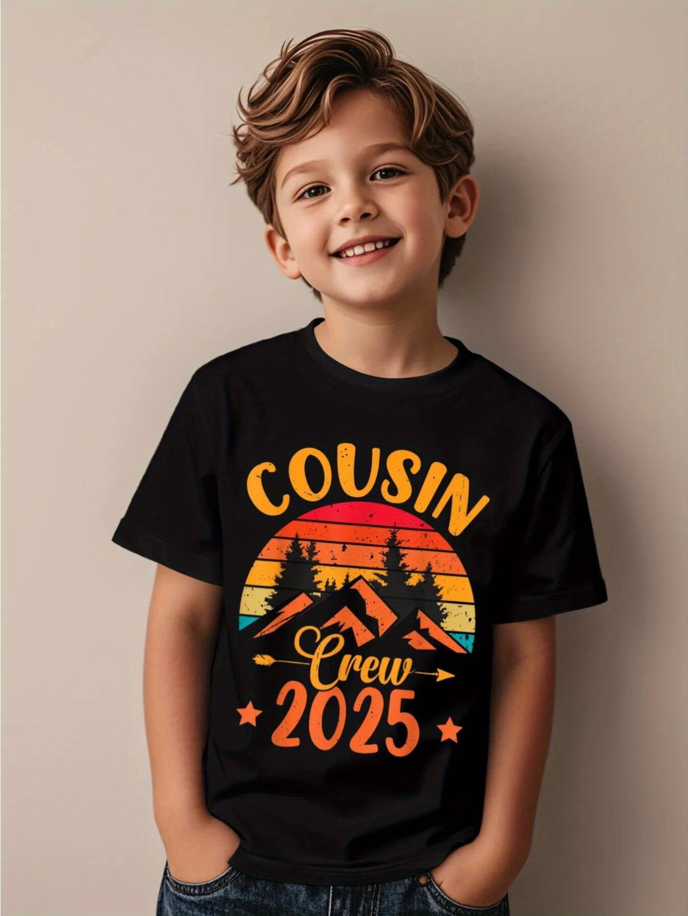 Cousins Cousin Crew 2025 Trip Novelty Aesthetic Graphic Kid TShirt ...