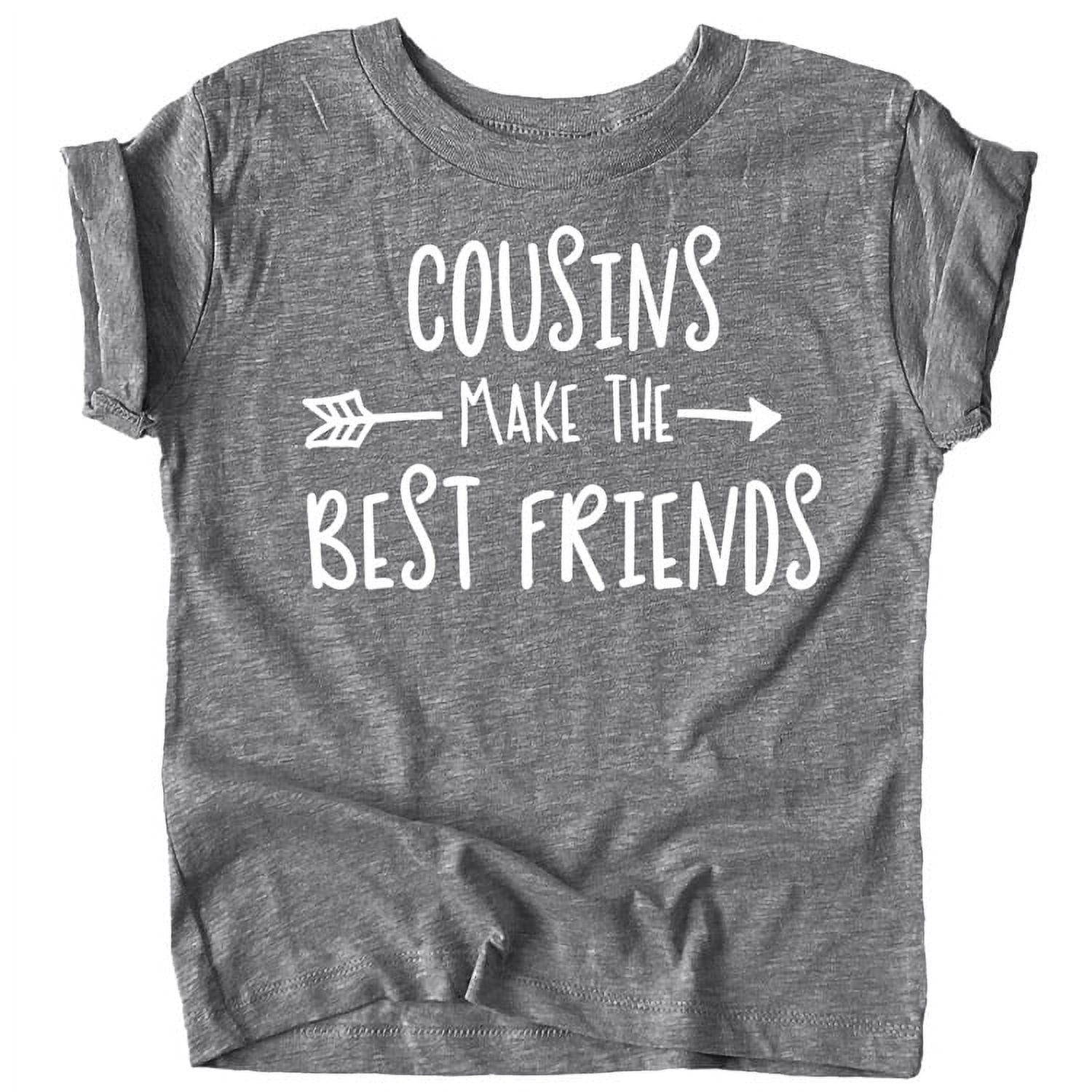 Cousins Make The Best Friend T-Shirt for Baby and Toddler Girls Fun Family Outfits Granite ...