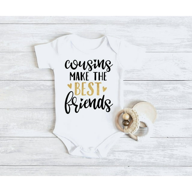 Cousins Make The Best Friends Bodysuit,For Cousins - Pregnancy Announcement - Announcing ...