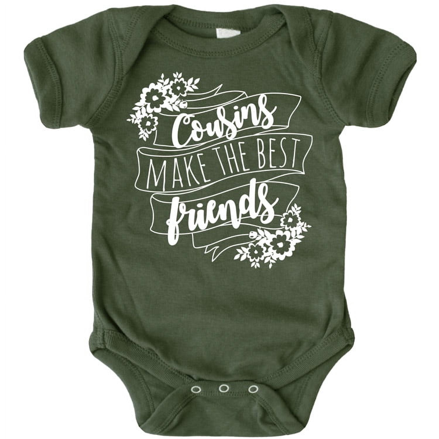 Cousins Make The Best Friends Flower Banner T-Shirts and Bodysuits for ...