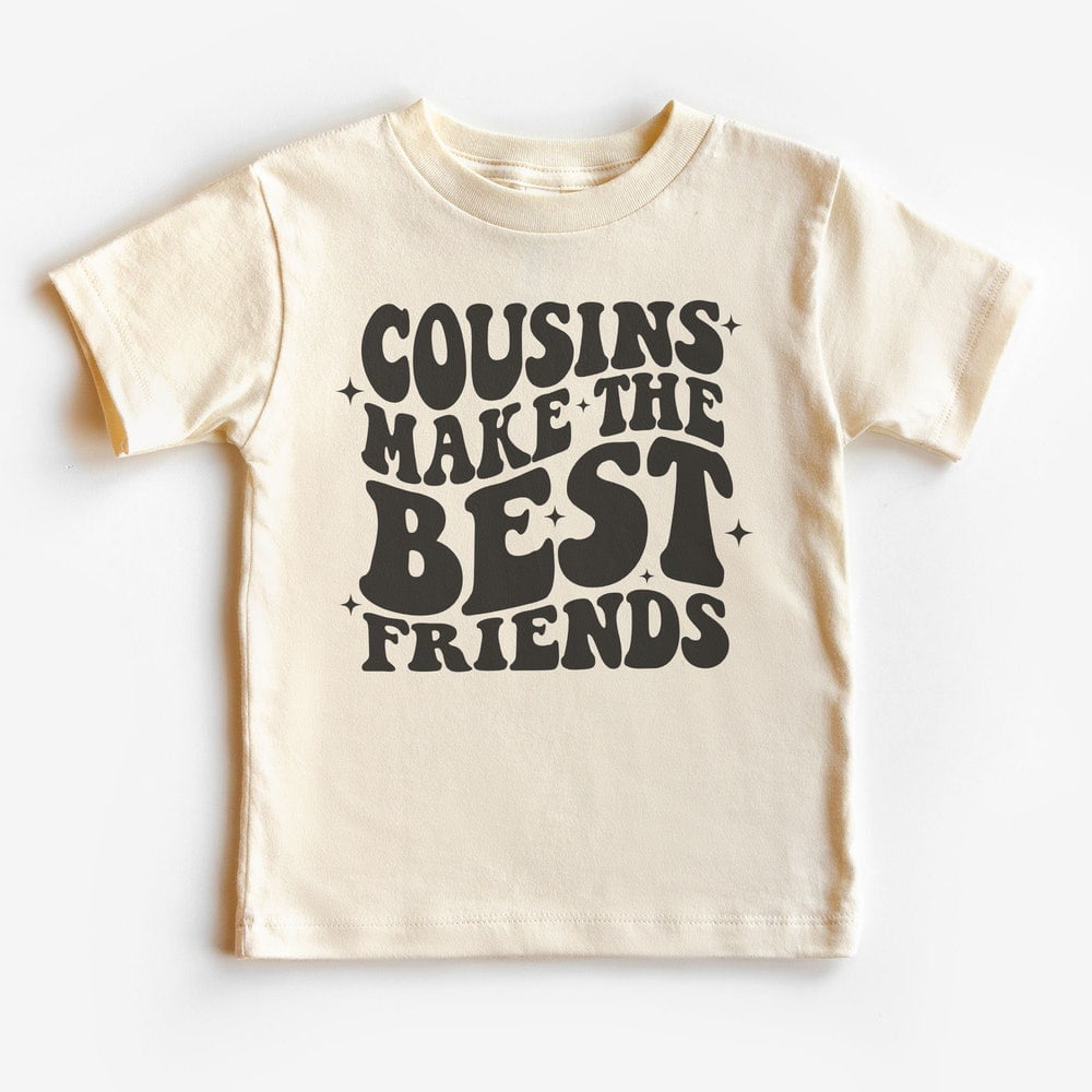 Cousins Make The Best Friends Toddler Shirt - Retro Matching Cousin Shirts - Besties Outfit ...