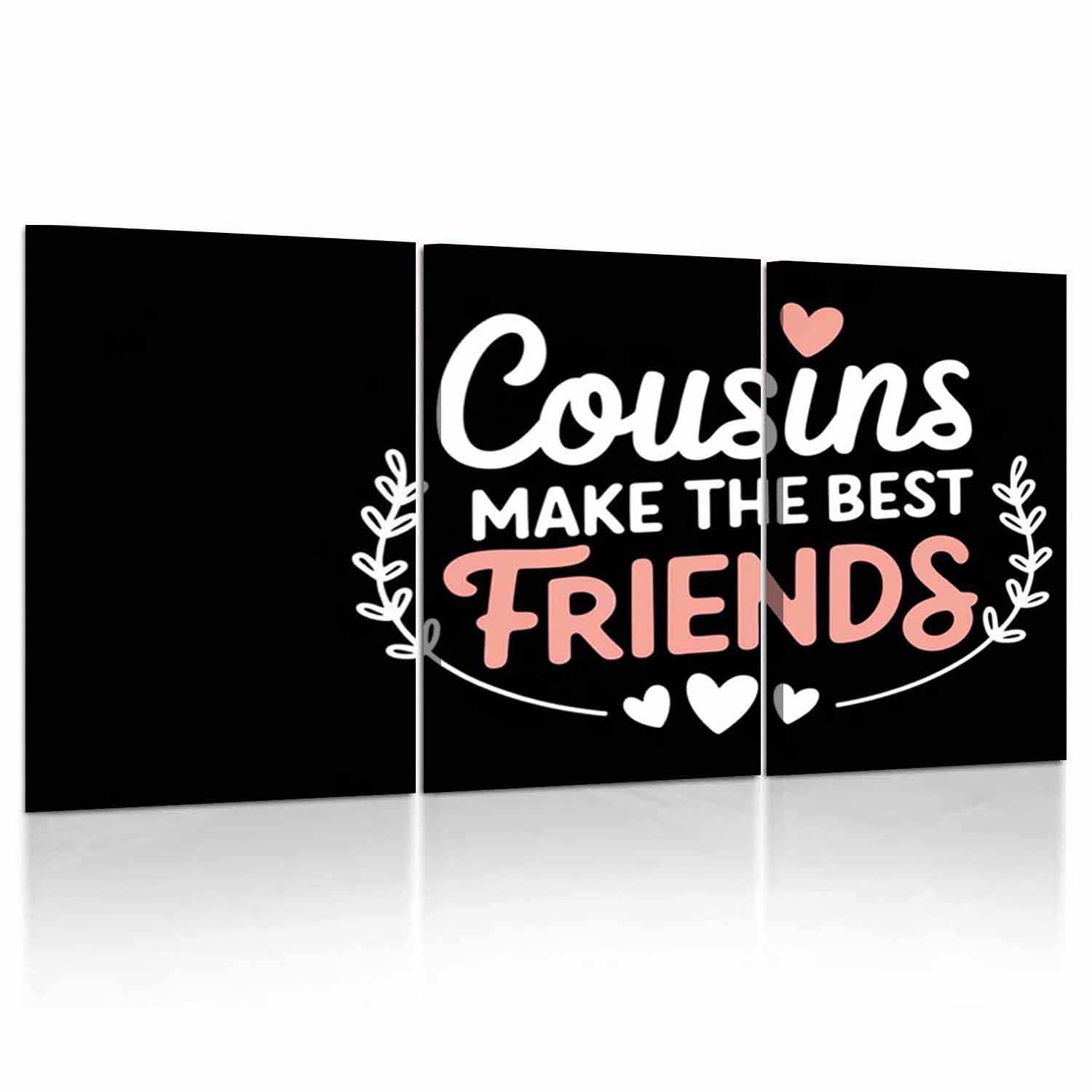 Cousins Make The Best Friends Vintage Canvas Wall Art Prints For ...