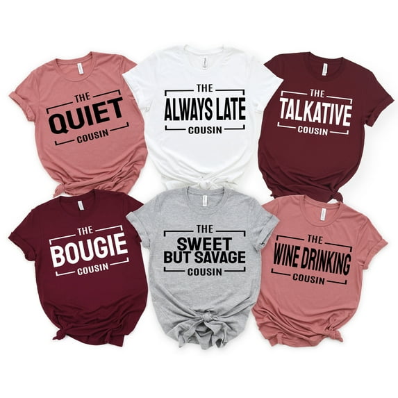 Cousins Shirt, Cousin Crew Shirt, Group Tee, Family T shirt, Matching ...