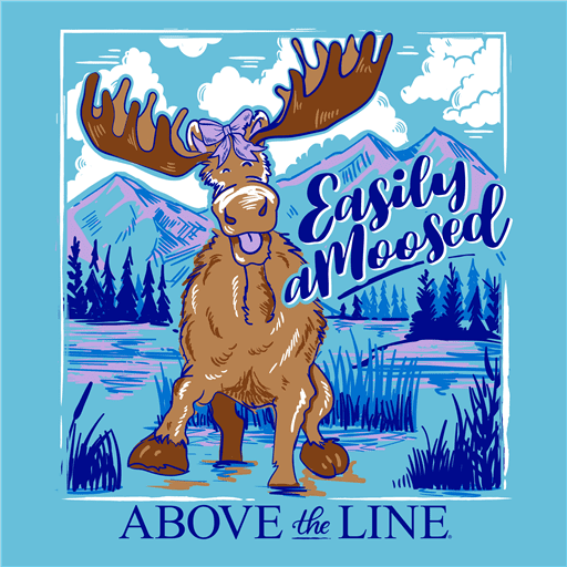 Couture Above The Line Collection Easily Amoosed Moose T-Shirt ...
