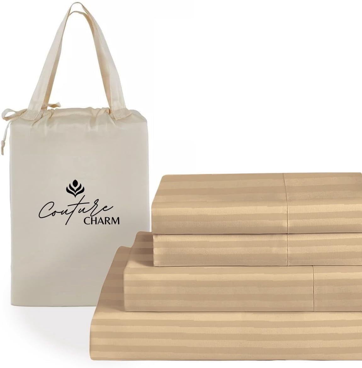 Couture Charm Hotel Luxury 500-TC Peruvian Pima Cotton California Queen ...
