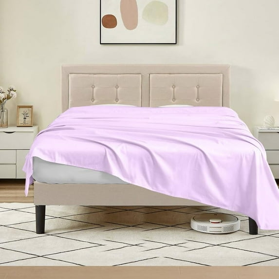 Couture Charm (Pack of 2) King ( 102x108 ) Size 1 Piece Flat/Top Sheet ...