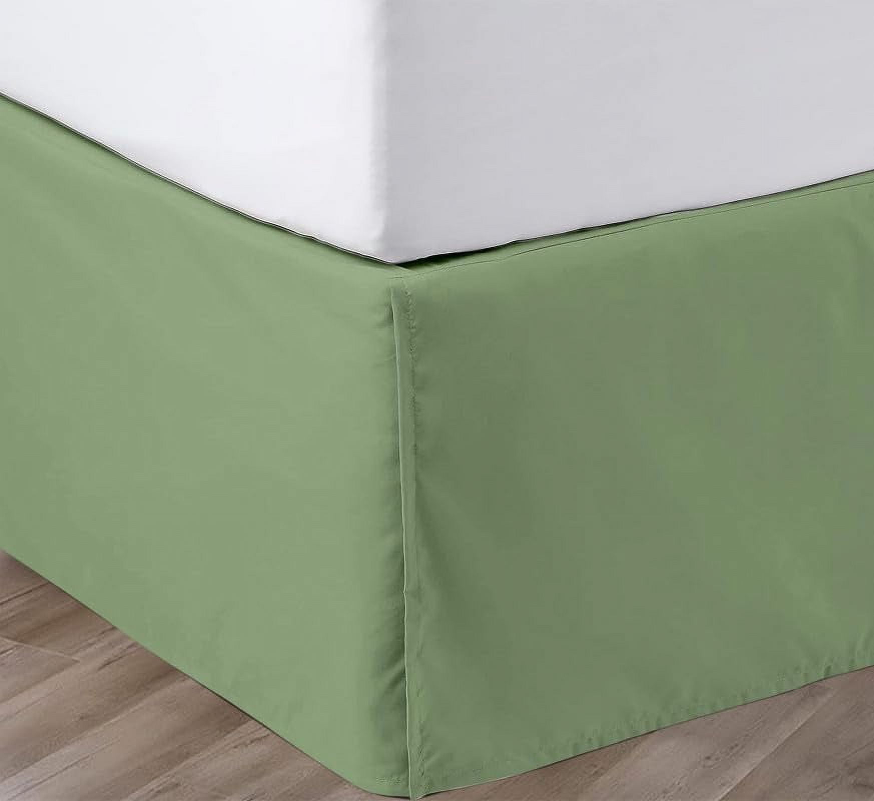 Couture Charm Queen Bed Skirt – Peruvian Pima Cotton, 24" Drop, Soft ...