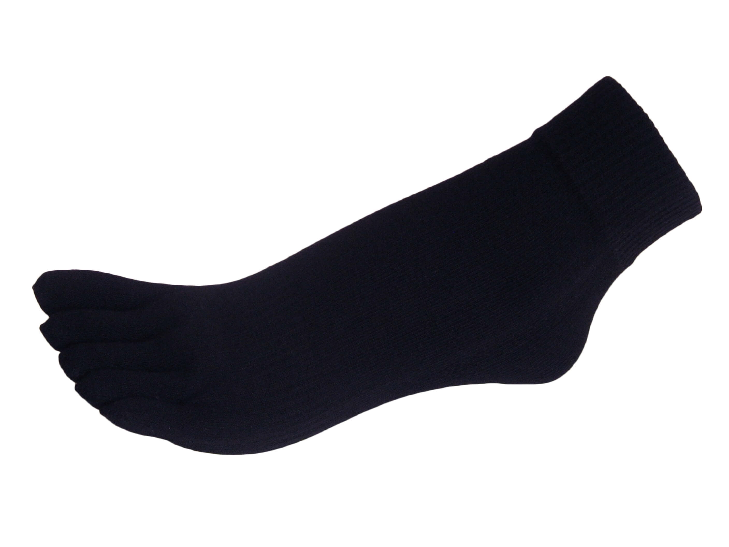 Couver 5 Finger Toes Ankle Toe Socks 1 Pair, Navy, Small - Walmart ...