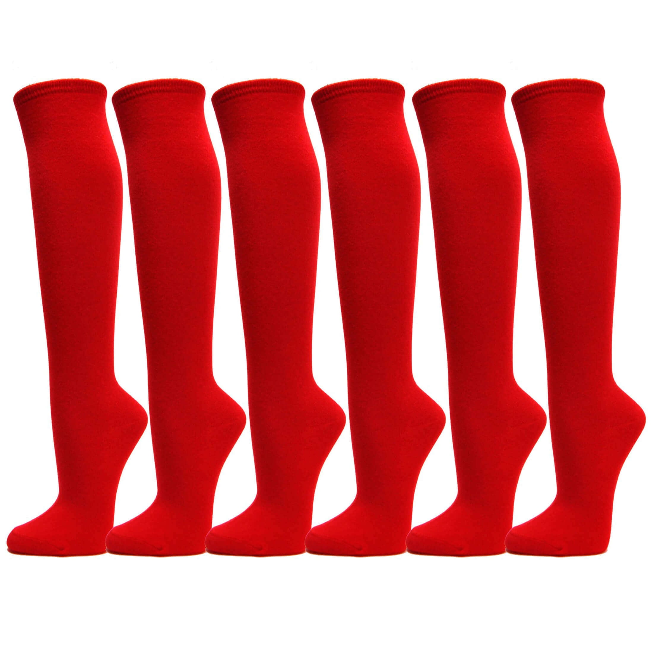 Couver Casual Wear Cotton Knee High Referee Socks Multi-Assorted Pack ...