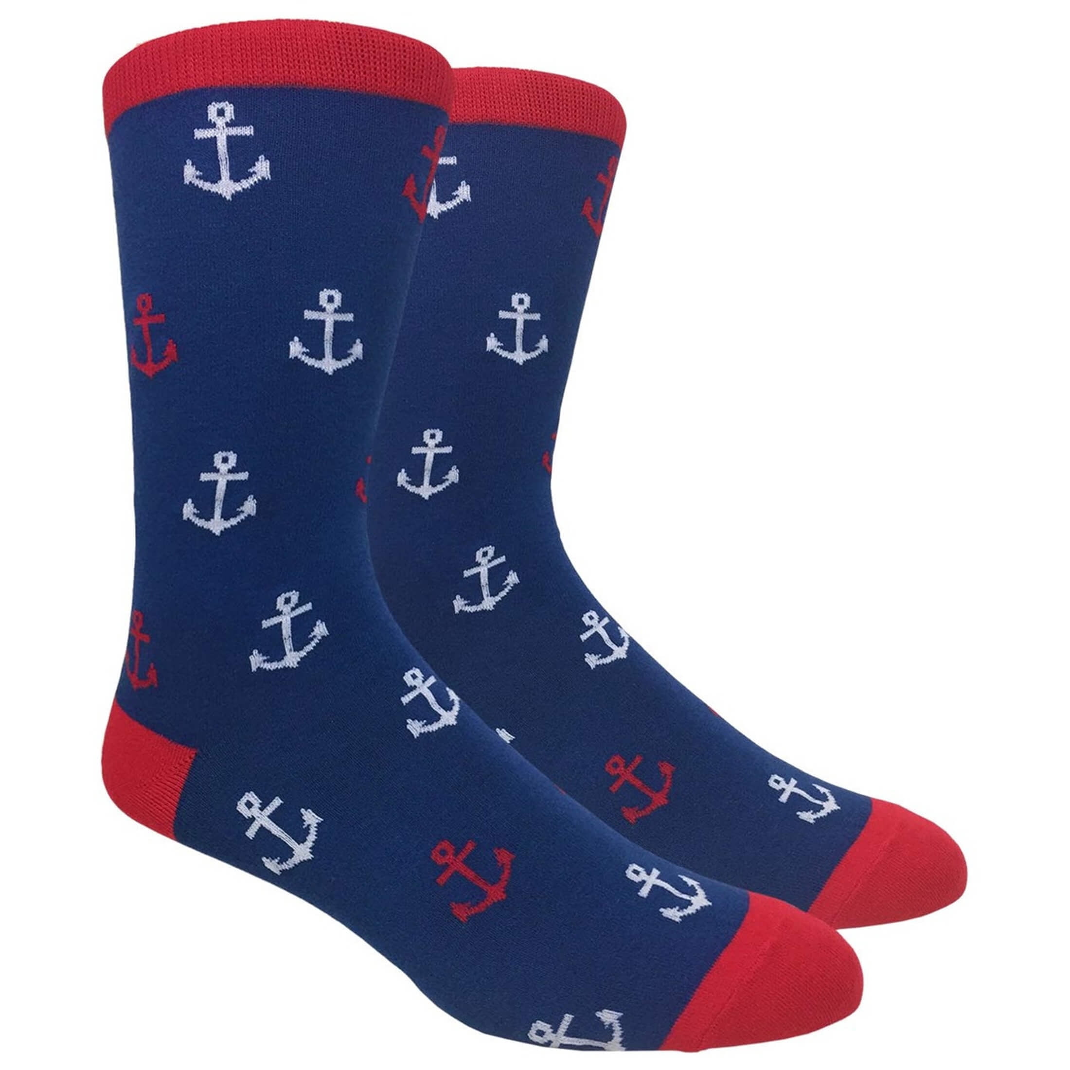 Couver Mens Cotton Novelty Crew Dress Socks with Treasure Poker Design ...