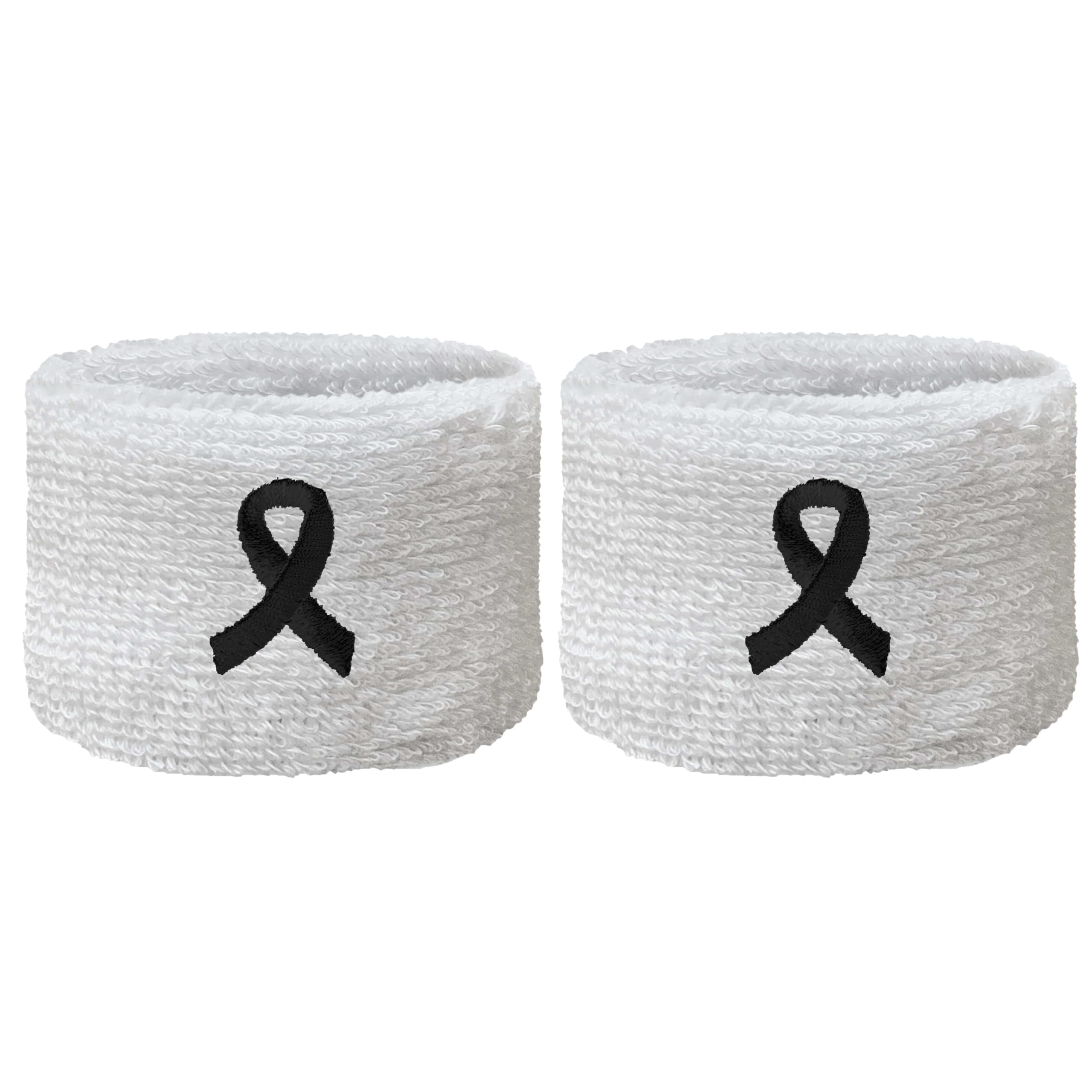Couver Skin Cancer Awareness Ribbon Embroidery Wristband(Wrist ...