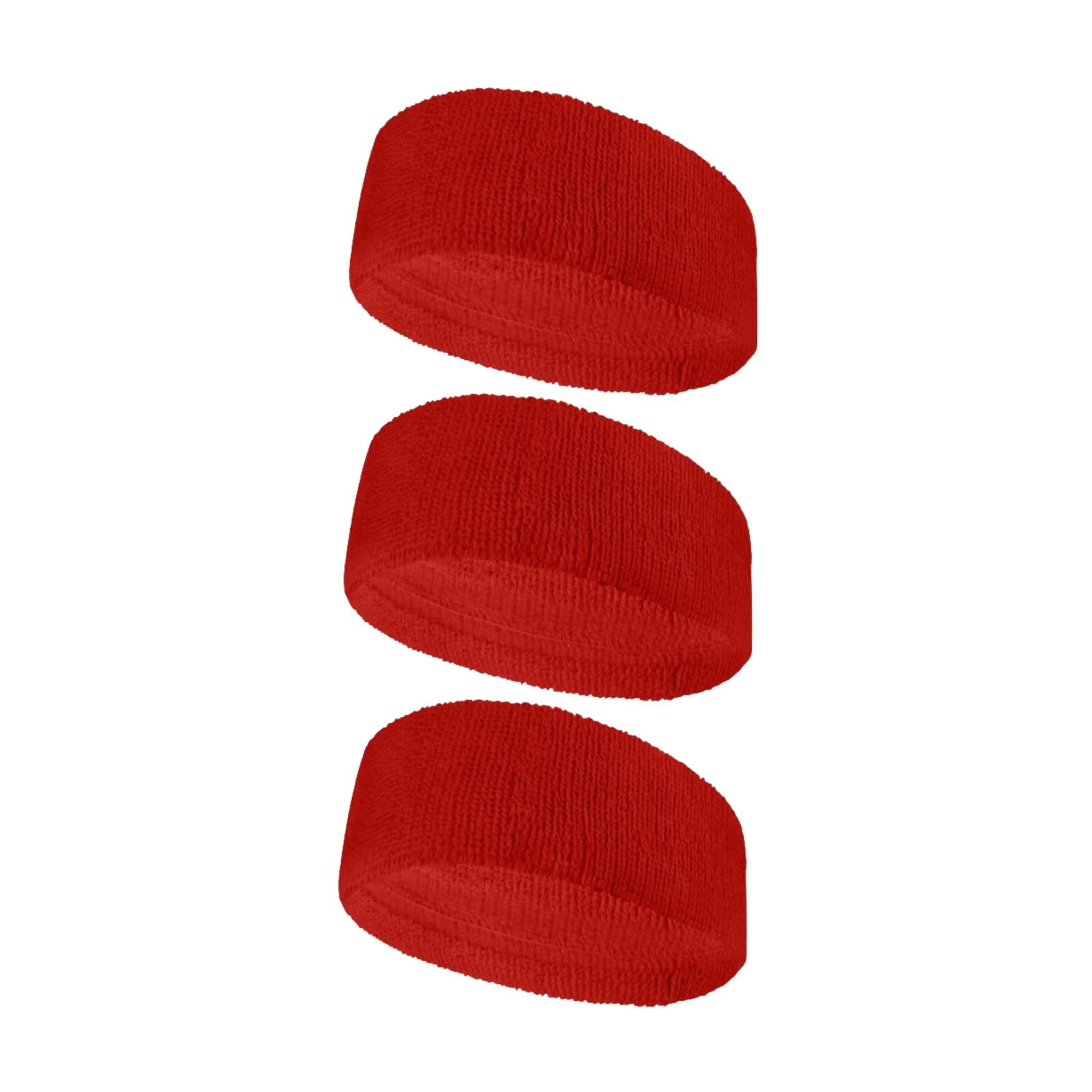 Couver Unisex 3 inch Wide Terry Head Sweatband for Fashion, Spa ...