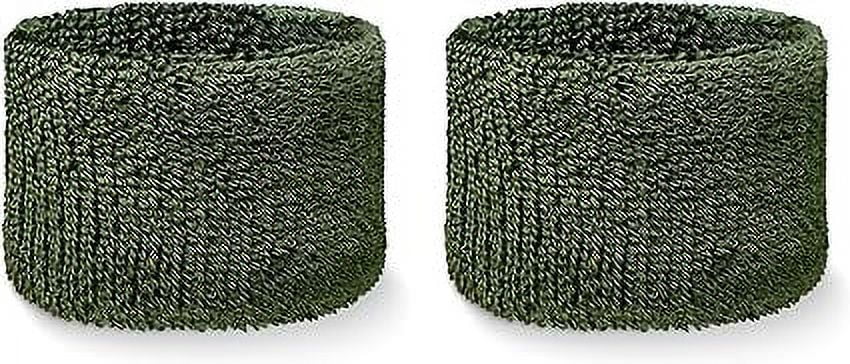 Couver Unisex Absorbent Wrist Sweatbands for Tennis Football Basketball ...