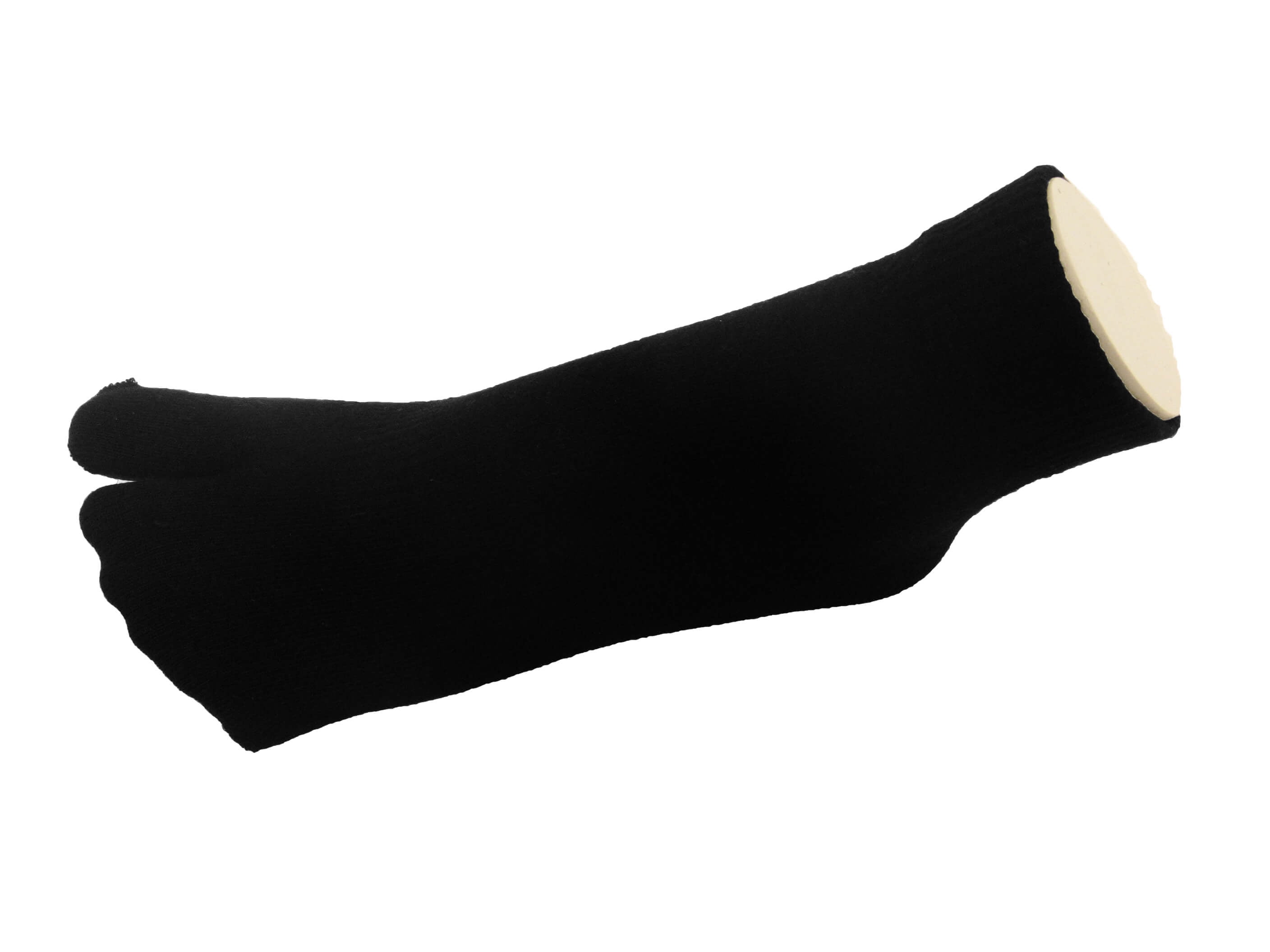 Couver Unisex Ankle Soft Cotton Split Toed Toe Socks 1 Pair, Black ...