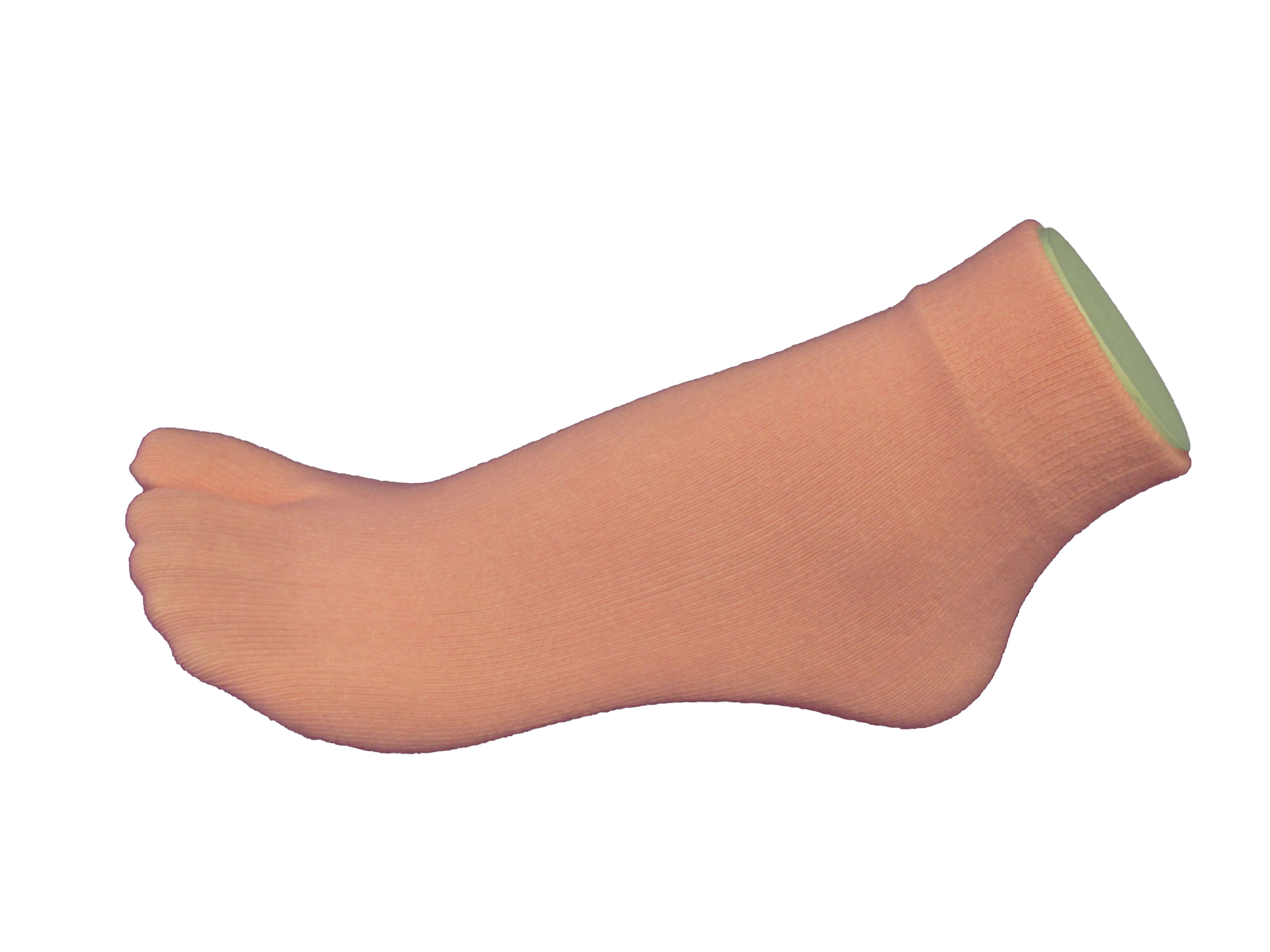 Couver Unisex Ankle Soft Cotton Split Toed Toe Socks 1 Pair, Light Pink ...