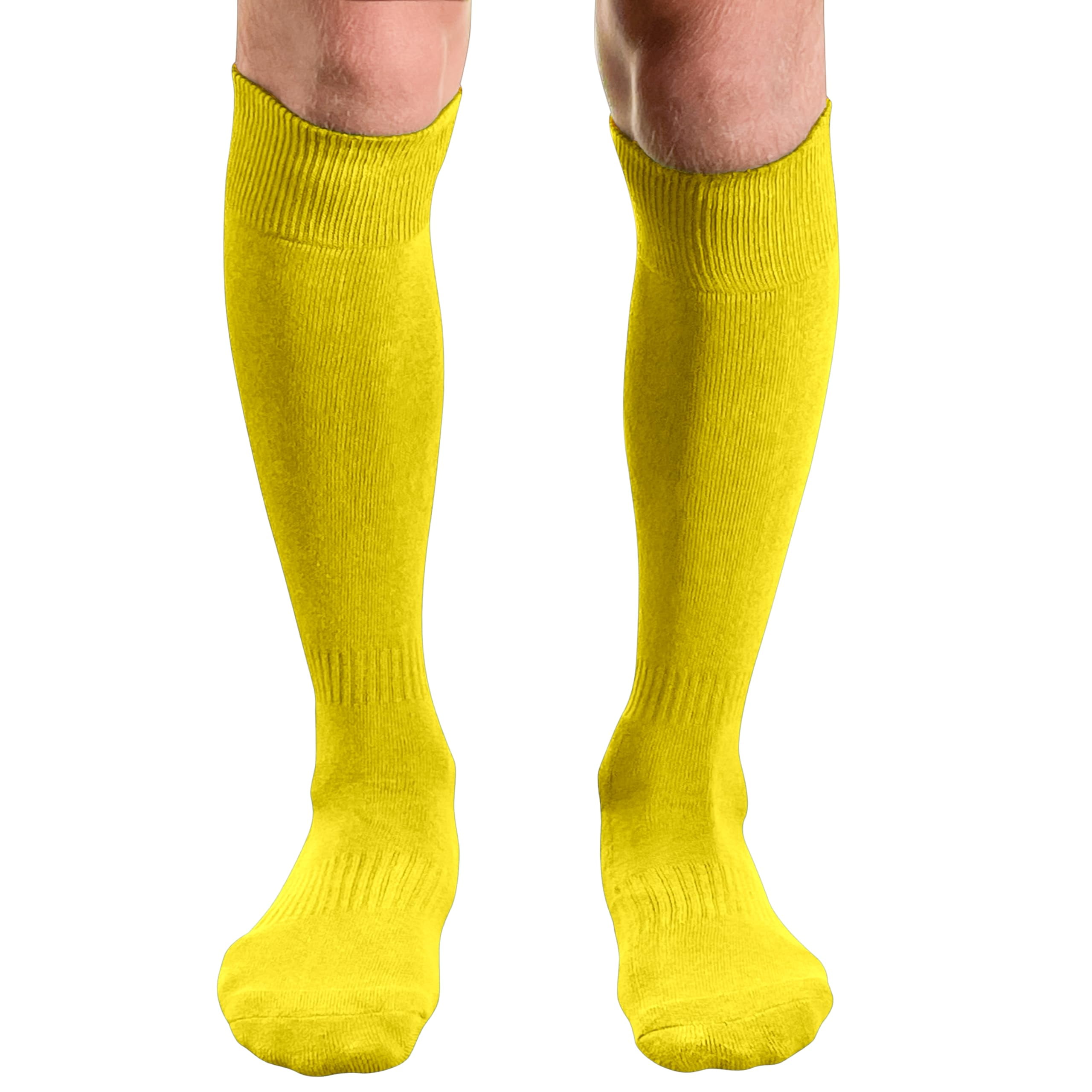 Couver Unisex Knee High Sports Athletic Baseball Softball Socks, Bright ...