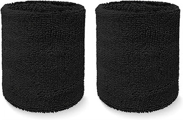 Couver Unisex Wrist Sweatband - Solid Cotton Terry Colth Sport ...