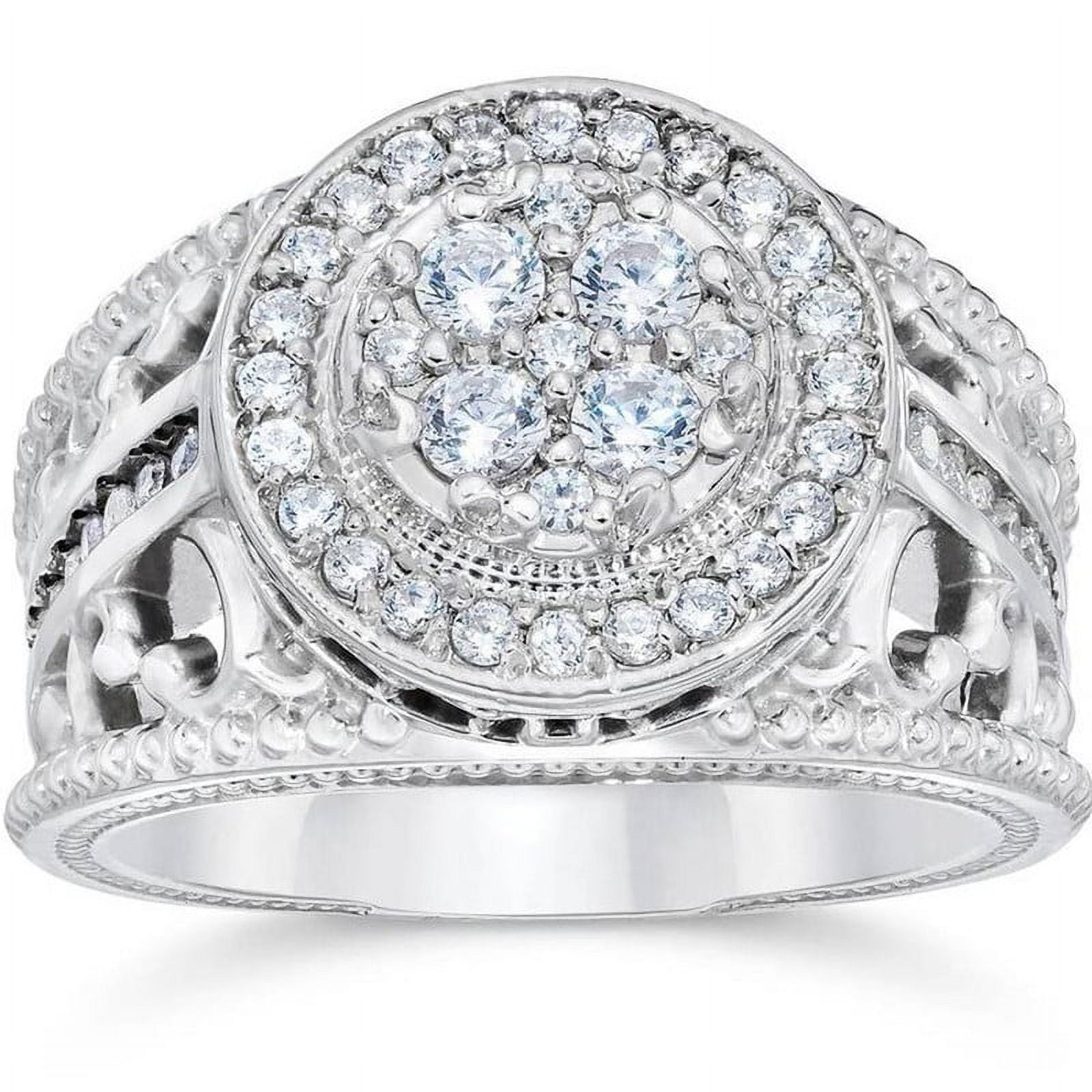 Cova Jewel 1.3 Ct Brilliant Round Cut Engagement Wedding Diamond Ring ...