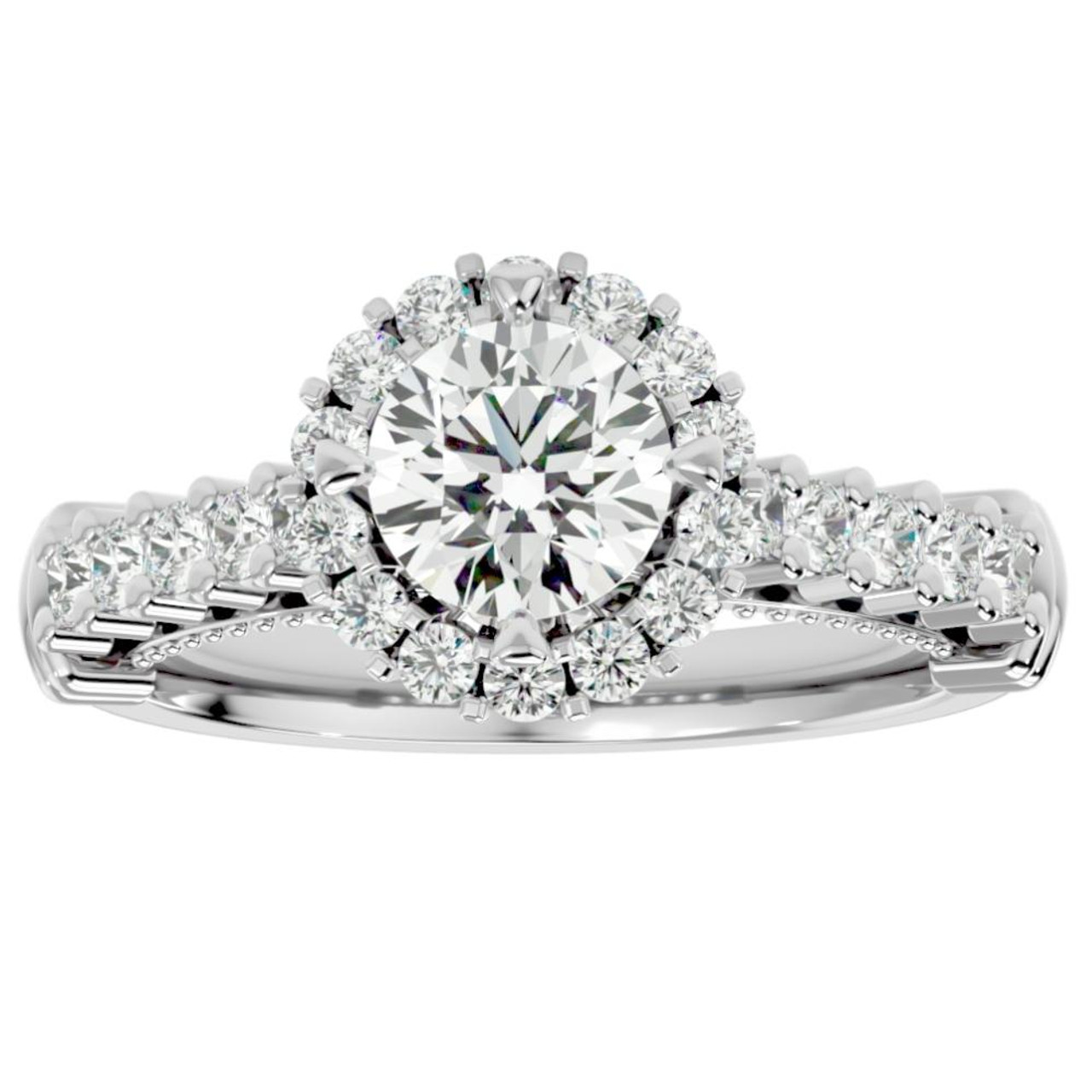 Cova Jewel 14K White Gold Plated Ring - 1.8 Ct Lab Created Princess Cut ...