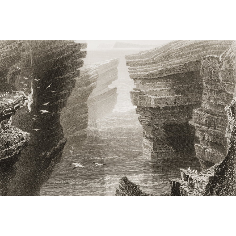 Cove In Malbay Miltown Malbay County Clare Ireland Drawn By WHBartlett ...